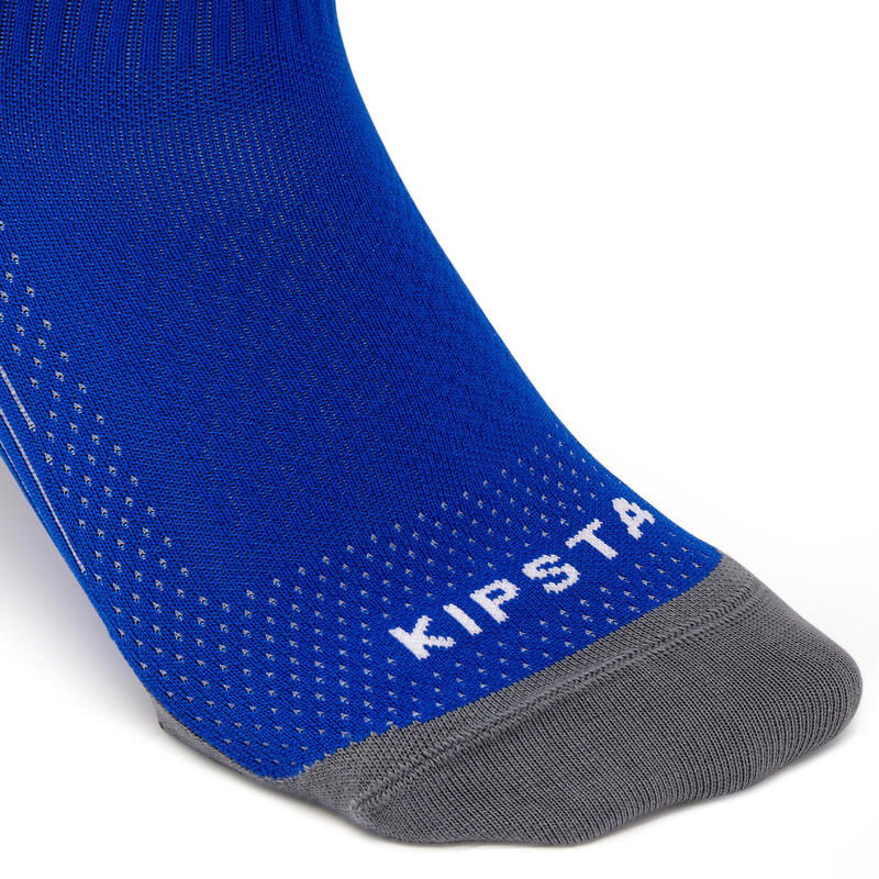 Kids' Grippy Football Socks Viralto II MiD Club - Black KIPSTA - Decathlon