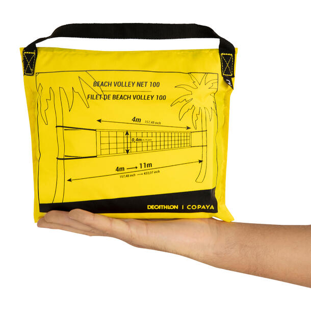 Beach Volleyball Net Copaya BV100 - Yellow