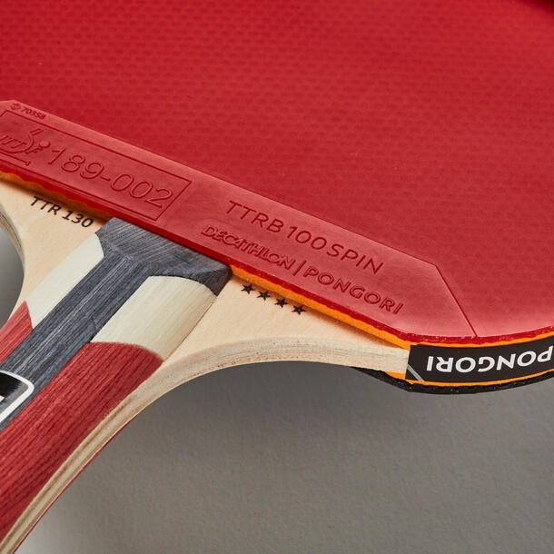 Table Tennis Bat Pongori TTR130 4* Club Spin