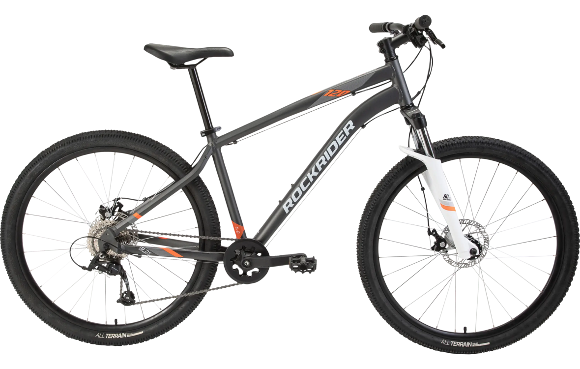MTB ROCKRIDER ST 120 GRAU ORANGE MTB ROCKRIDER ST 120 GRAU ORANGE