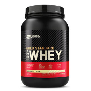 Išrūgų milteliai „Gold Standard“, 908 g, vanilės skonio - „Decathlon“