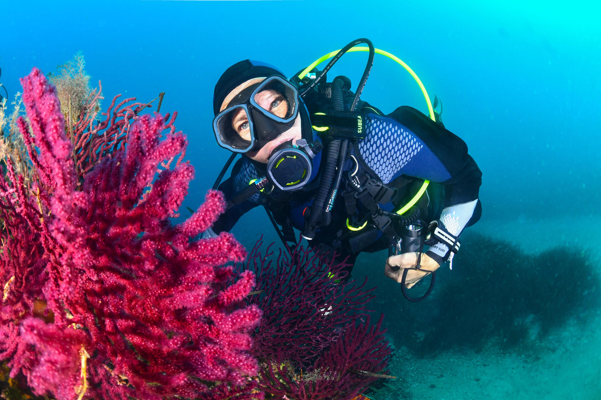 Adult Mask SUBEA SCD 500 - Black/Grey