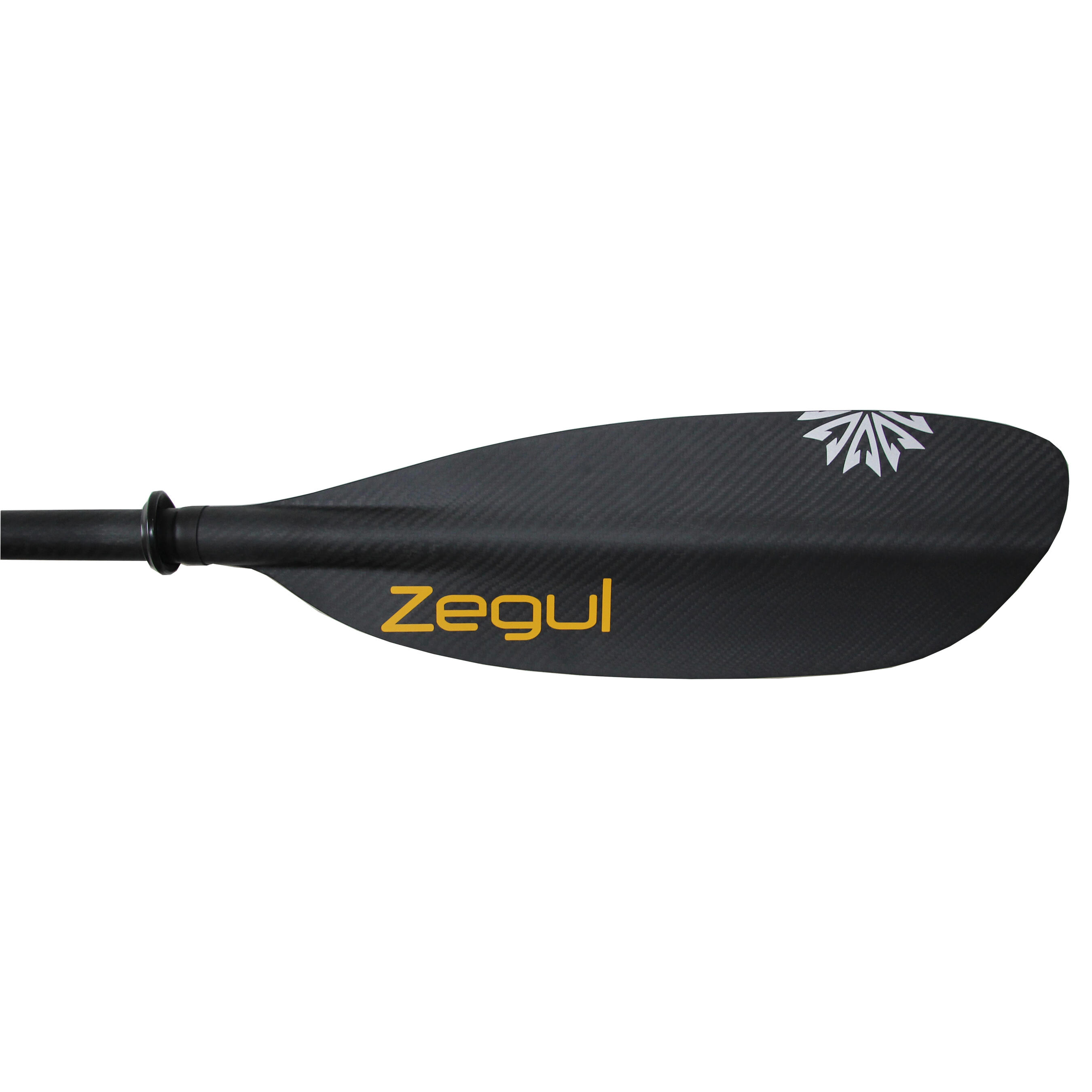 Kajak-Paddel Zegul Carbon zweiteilig zerlegbar verstellbar 220–235 cm ...
