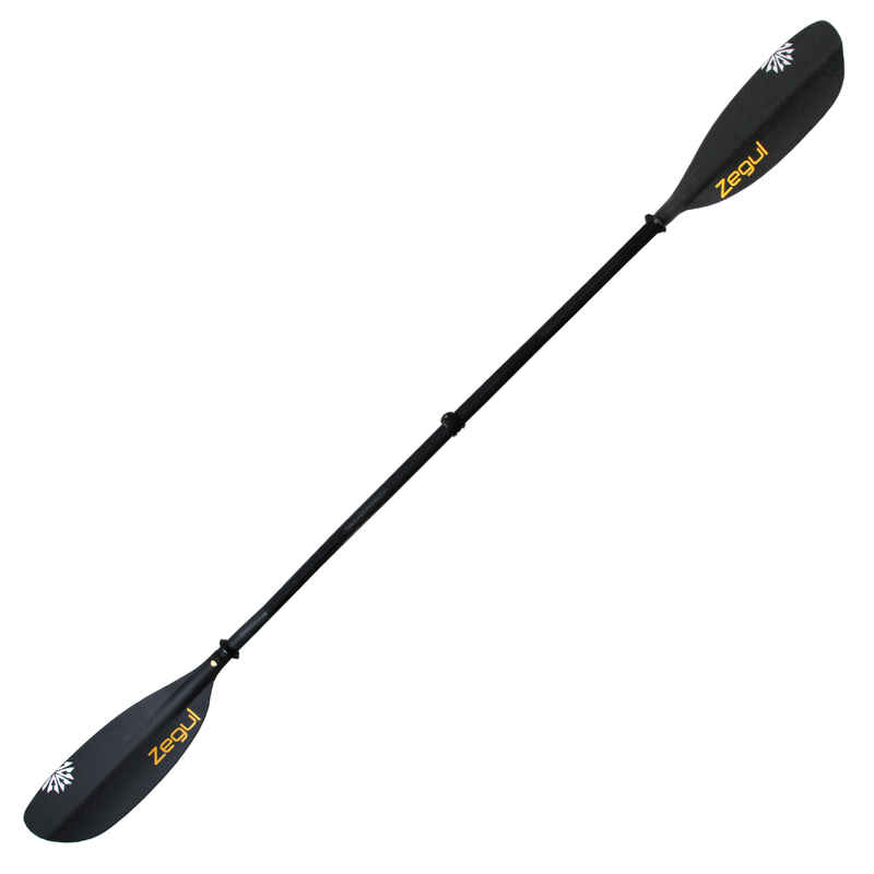Kajak-Paddel Zegul Carbon zweiteilig zerlegbar verstellbar 220–235 cm ...