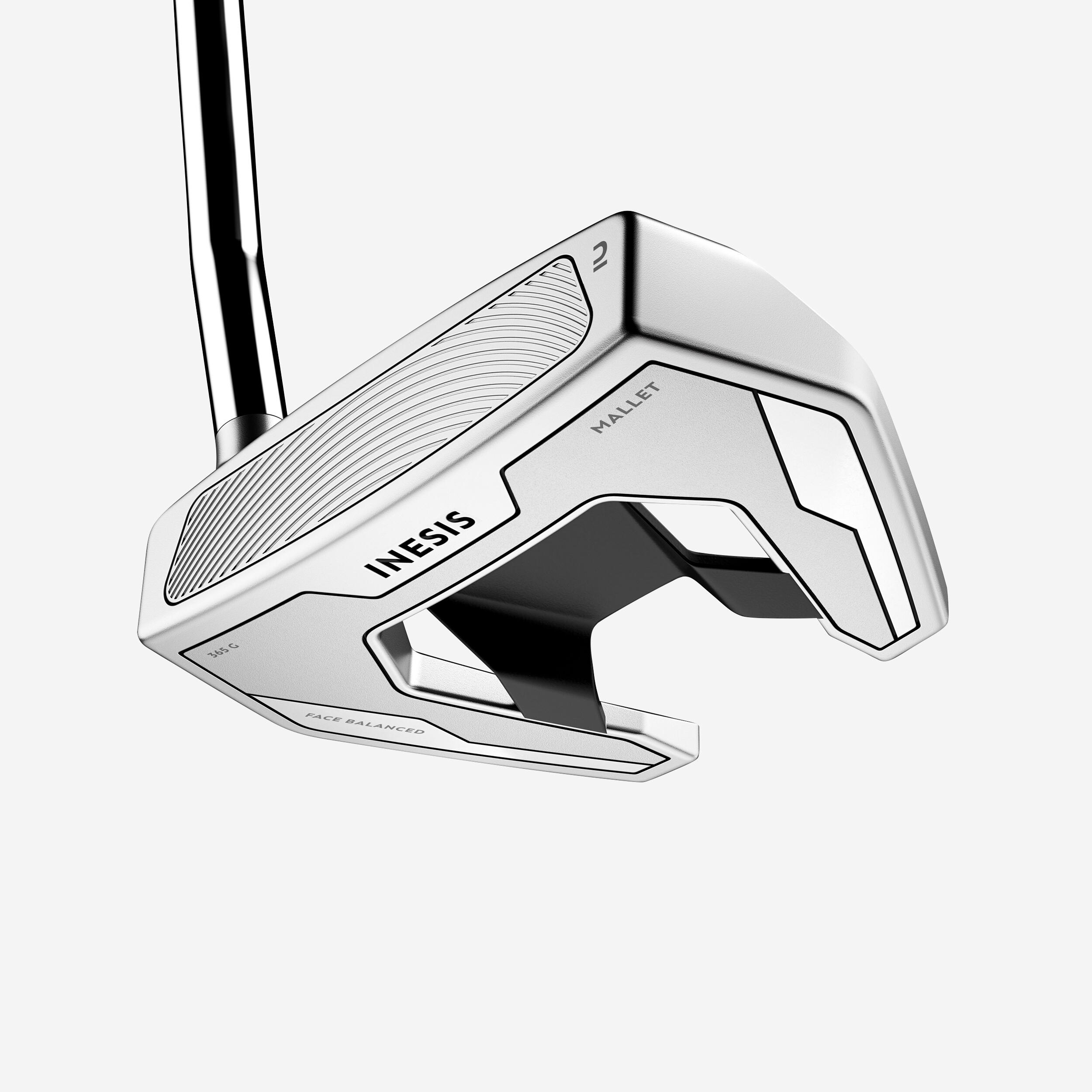 Face balanced golf putter left handed - INESIS mallet - Decathlon