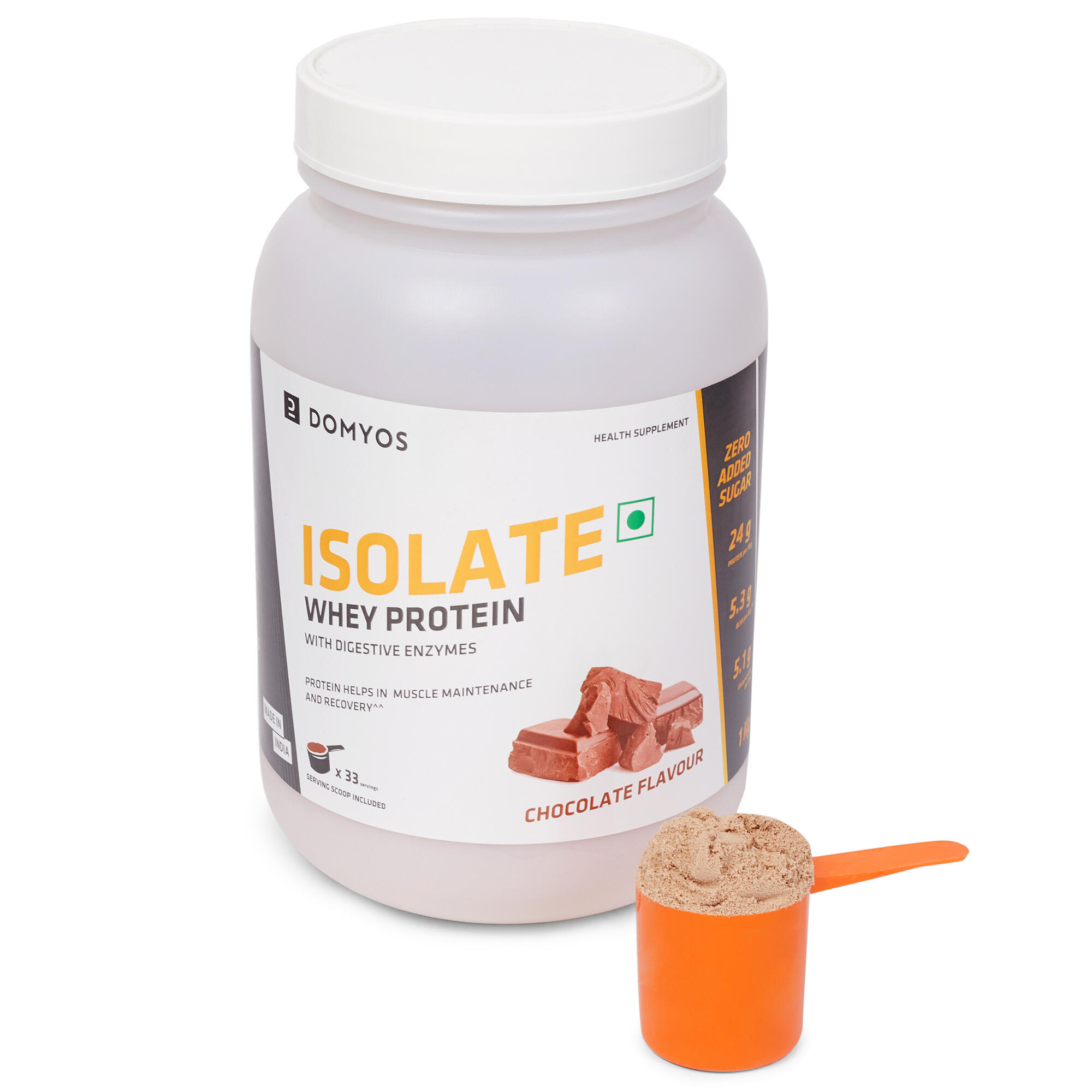 Whey Protein Isolate Choco 1kg - Decathlon