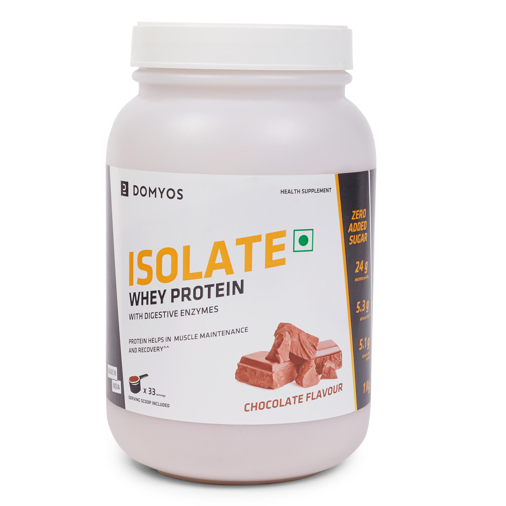 Whey Protein Isolate Choco 1kg - Decathlon