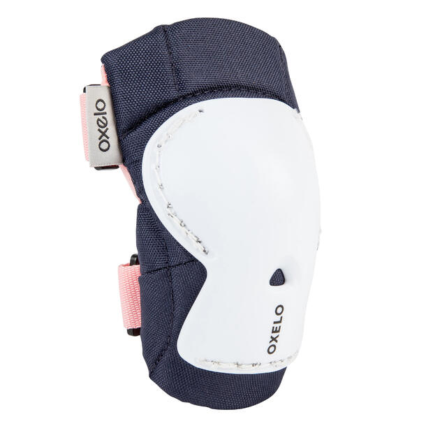 Girls Inline Skate Protection Kit Oxelo Play 3-piece - White