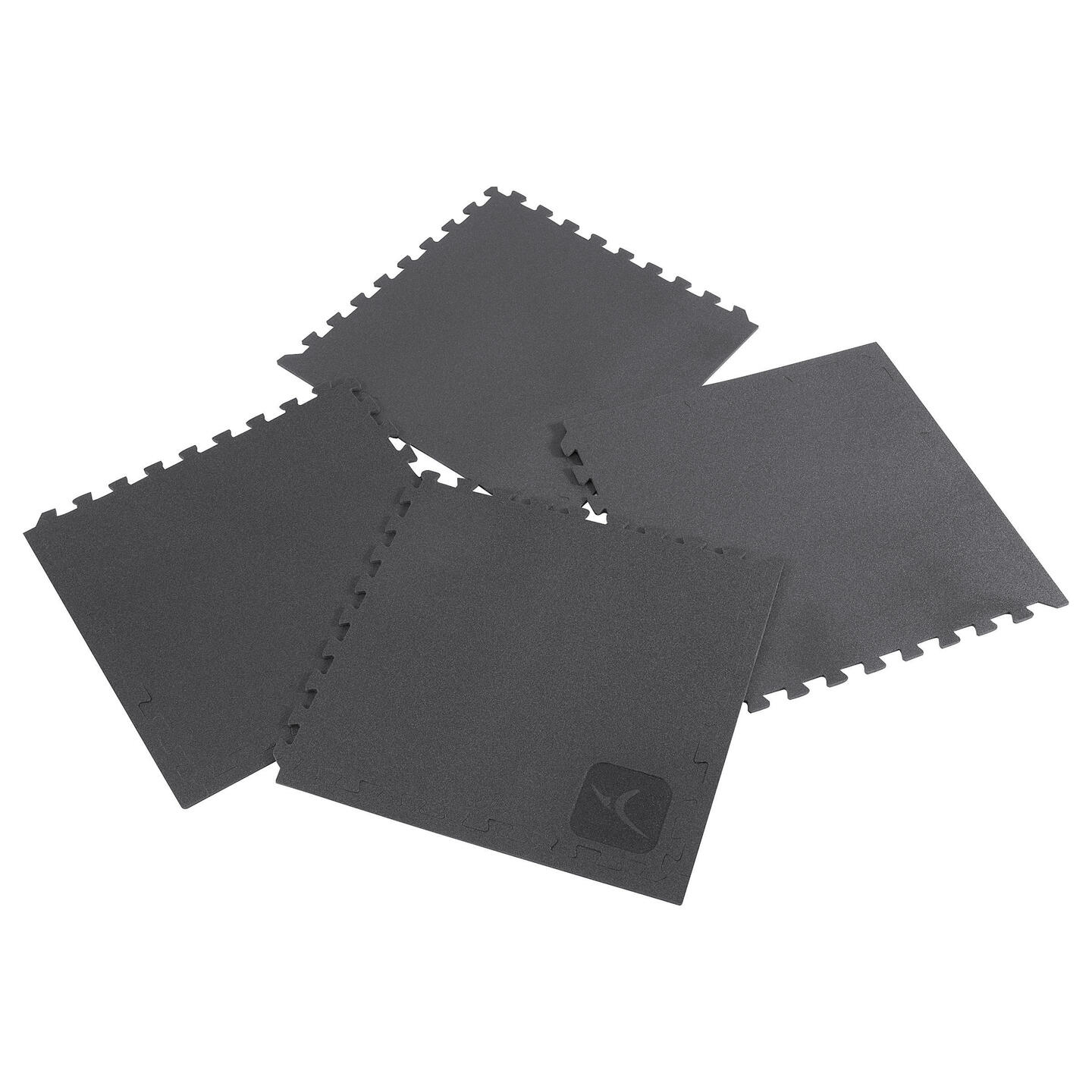 Home Gym Df920 Floor Pads (8mm Thick & 4-Pack) - Domyos