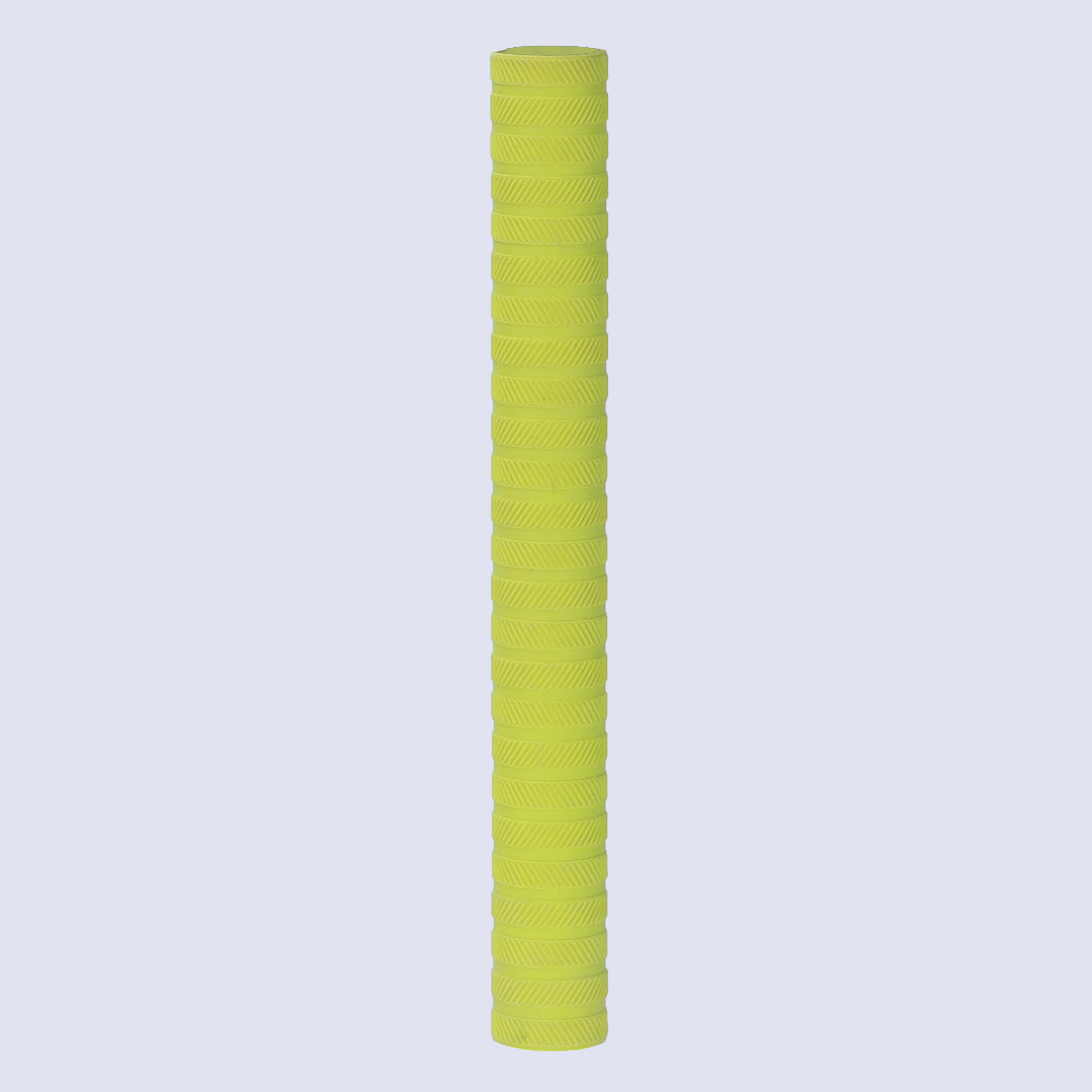 CRICKET BAT RUBBER GRIP- ANNULAR RIBBED PATTERN LIME