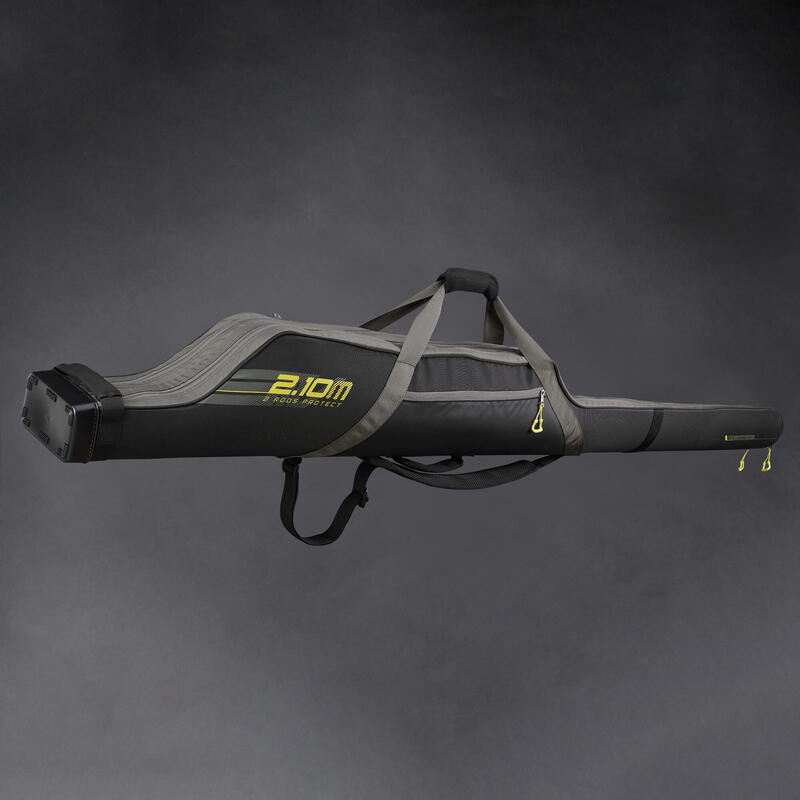 Feeder Fishing Semi-Rigid Rod Bag 2.10m for 2 sets. CAPERLAN - Decathlon