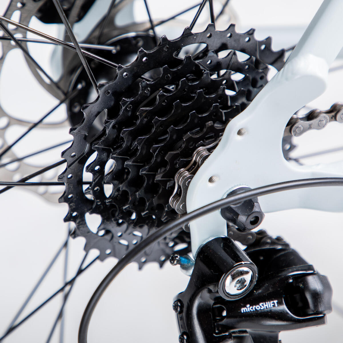 Road bike Triban RC 120 Disc Brake - Grey - Decathlon