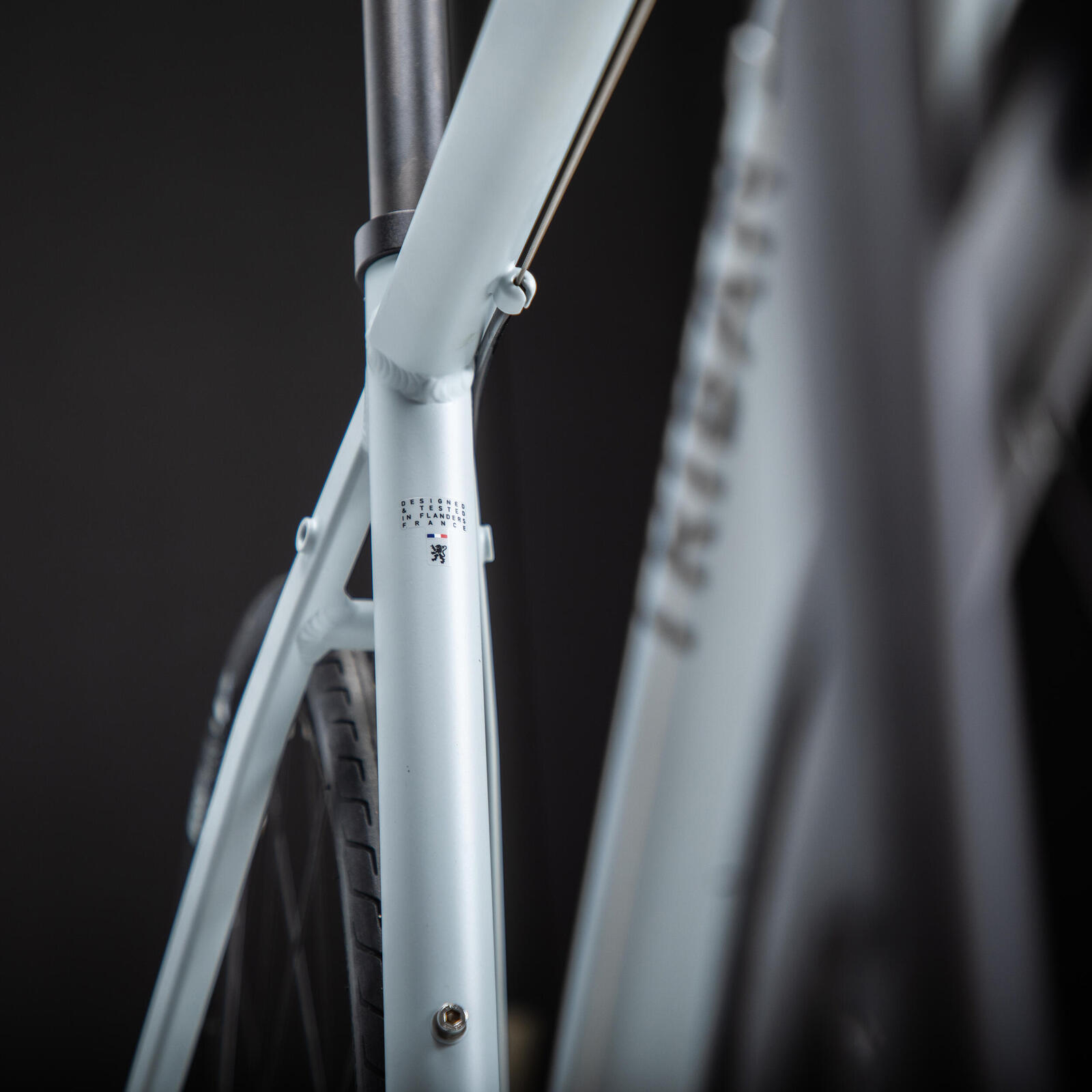 Road bike Triban RC 120 Disc Brake - Grey - Decathlon