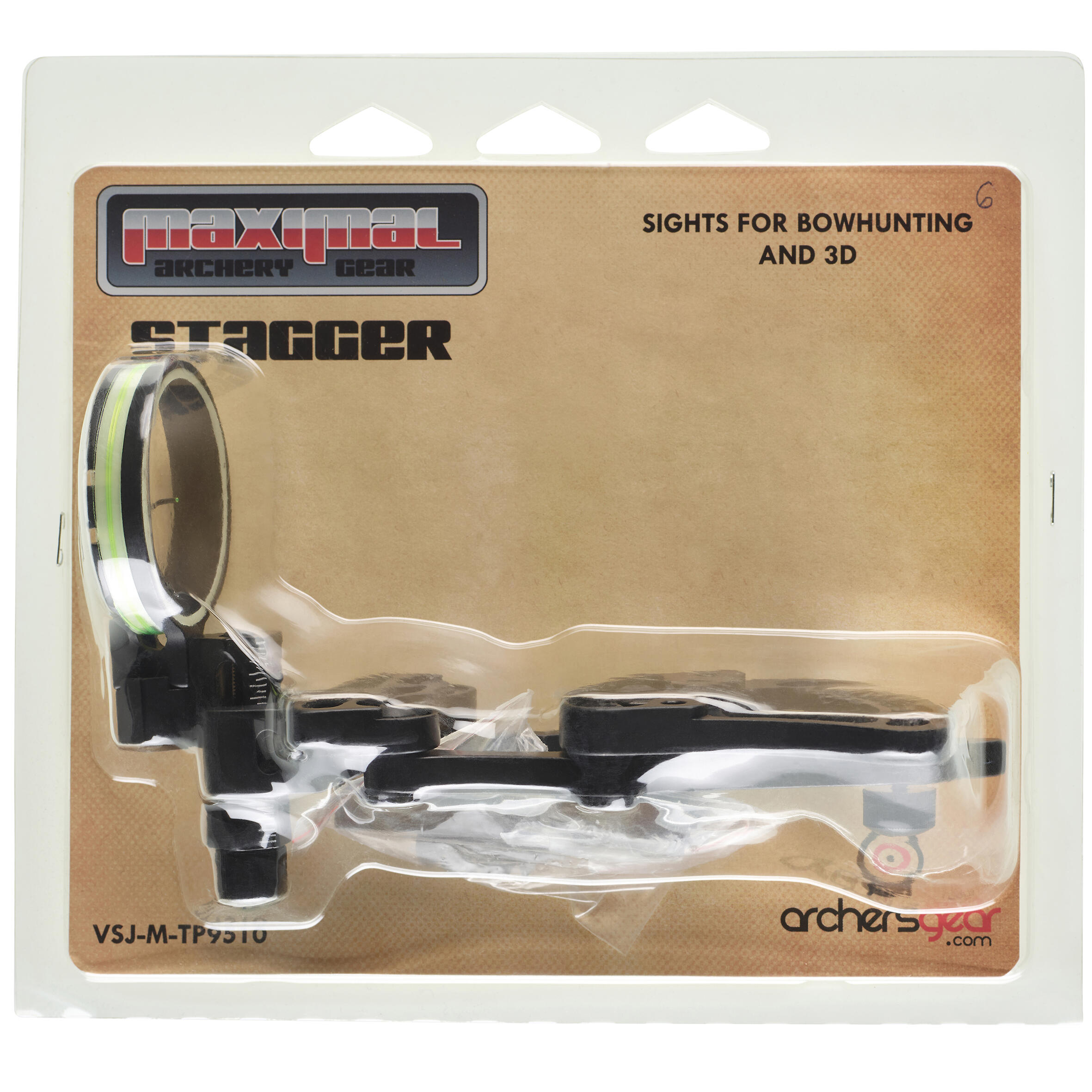 VISIER COMPOUNDBOGEN MAXIMAL STAGGER Monopin-Visier beweglich - Decathlon