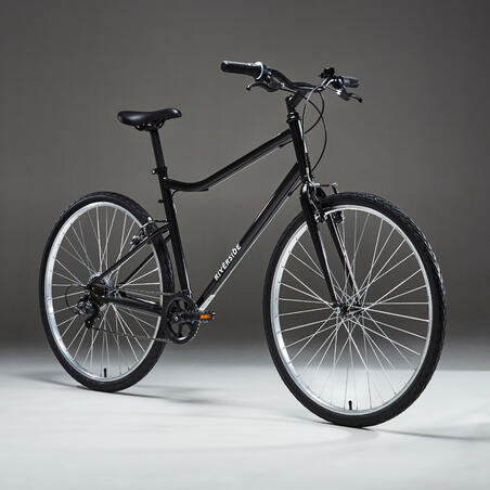 Riverside 100 Hybrid Bike - Black