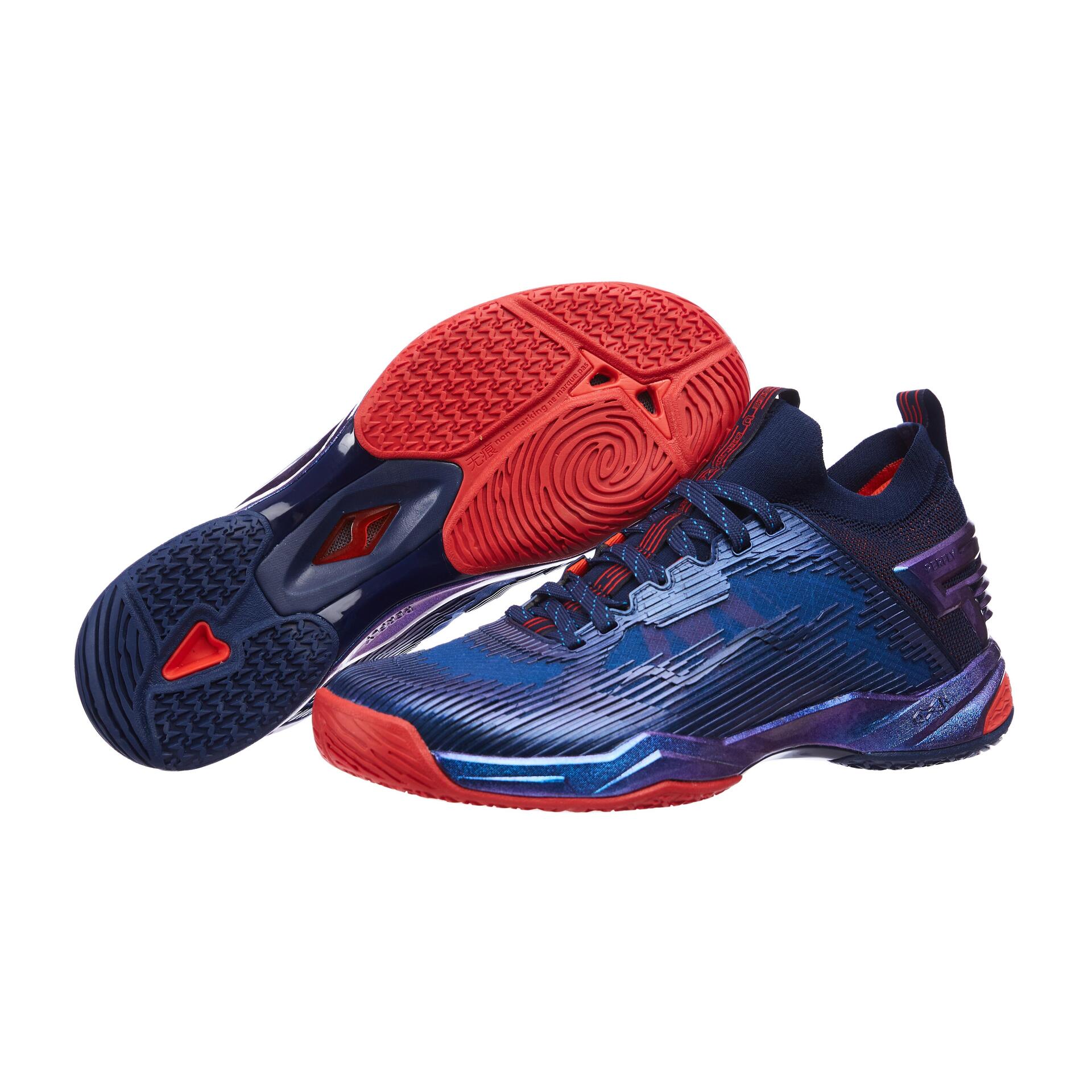 Men Badminton Shoes Perfly BS990 - Navy/Purple