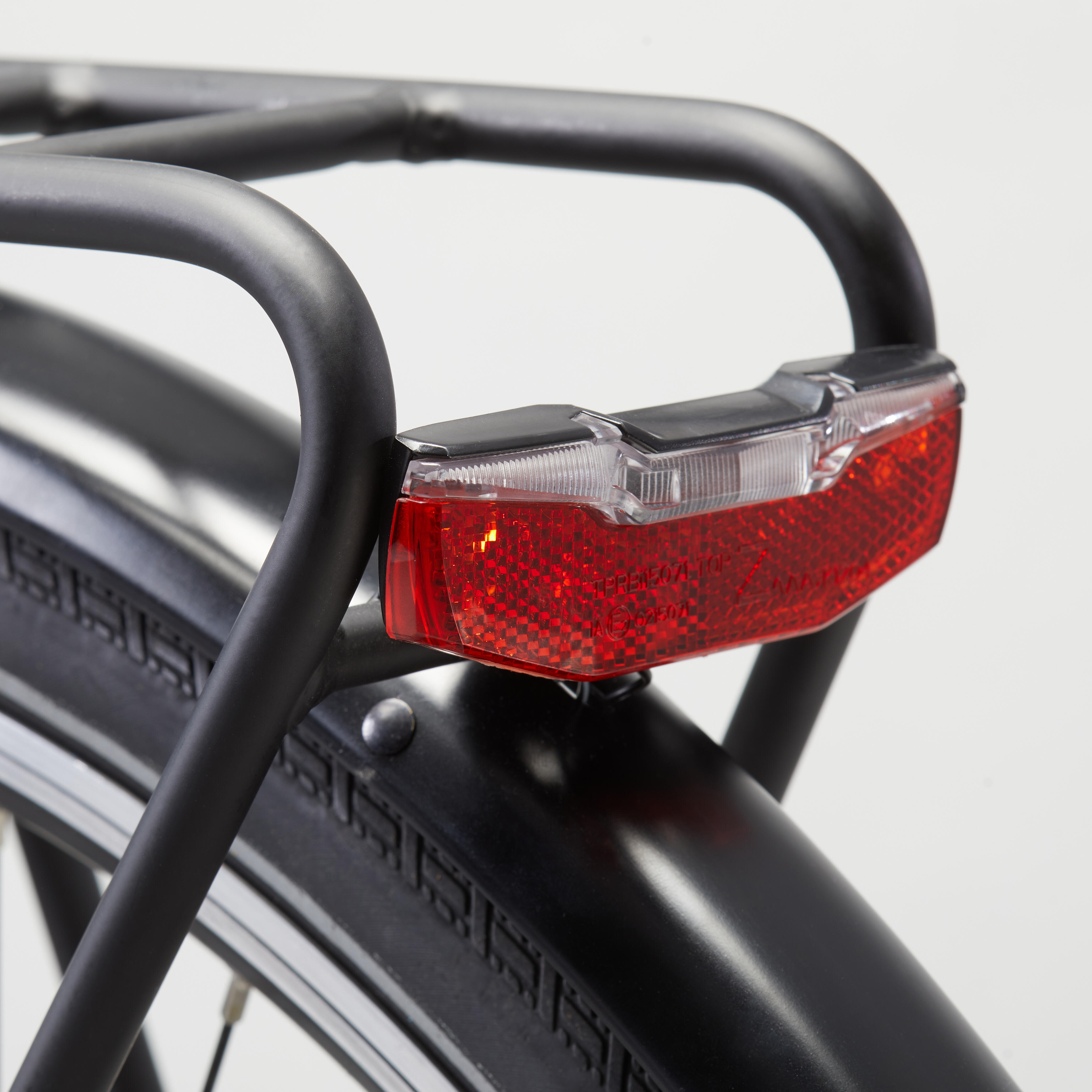 Cycling Long Distance Step-Through City Bike - 500 - River grey - Elops ...