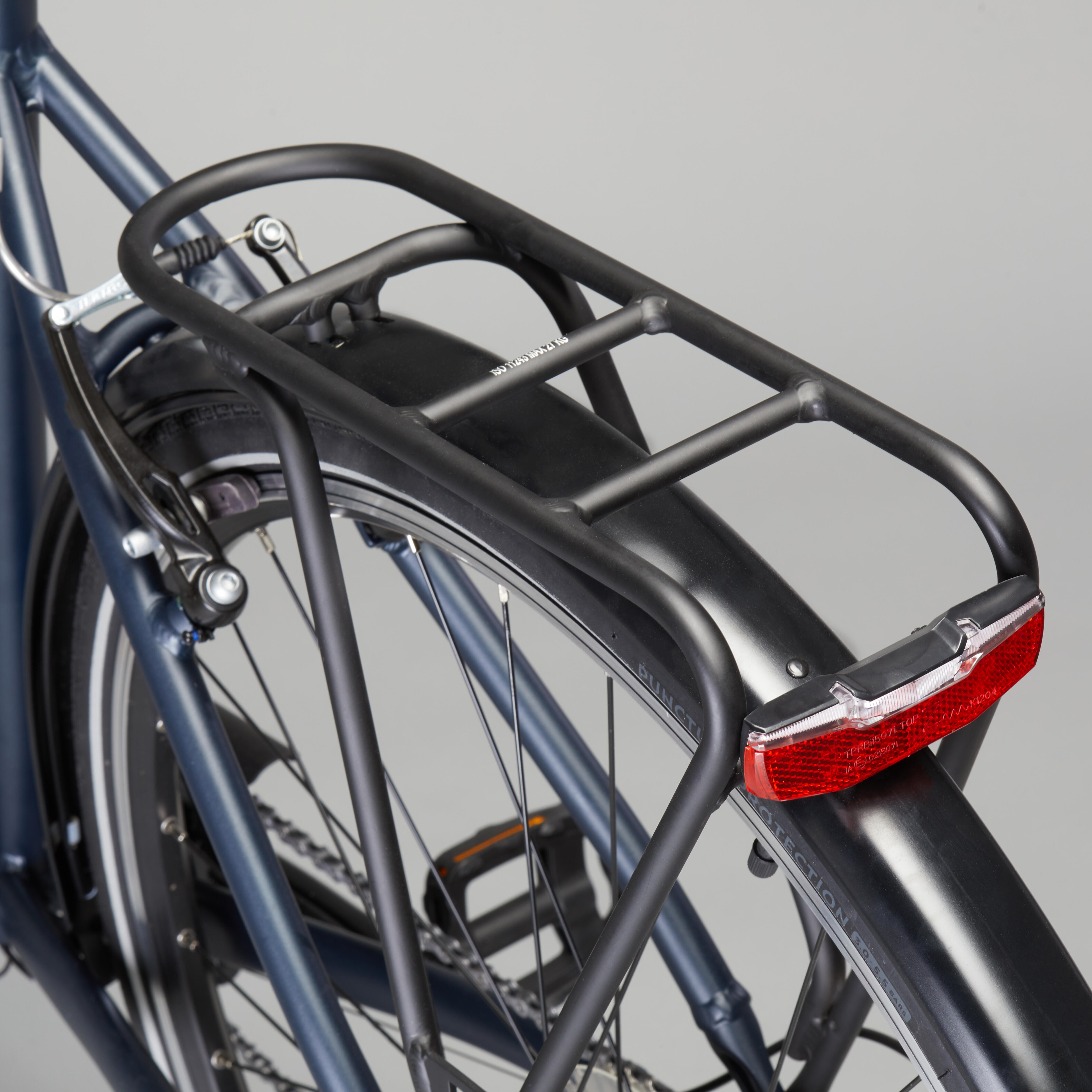 Long Distance Step-Over City Bike - 500 - Slate grey - Elops - Decathlon