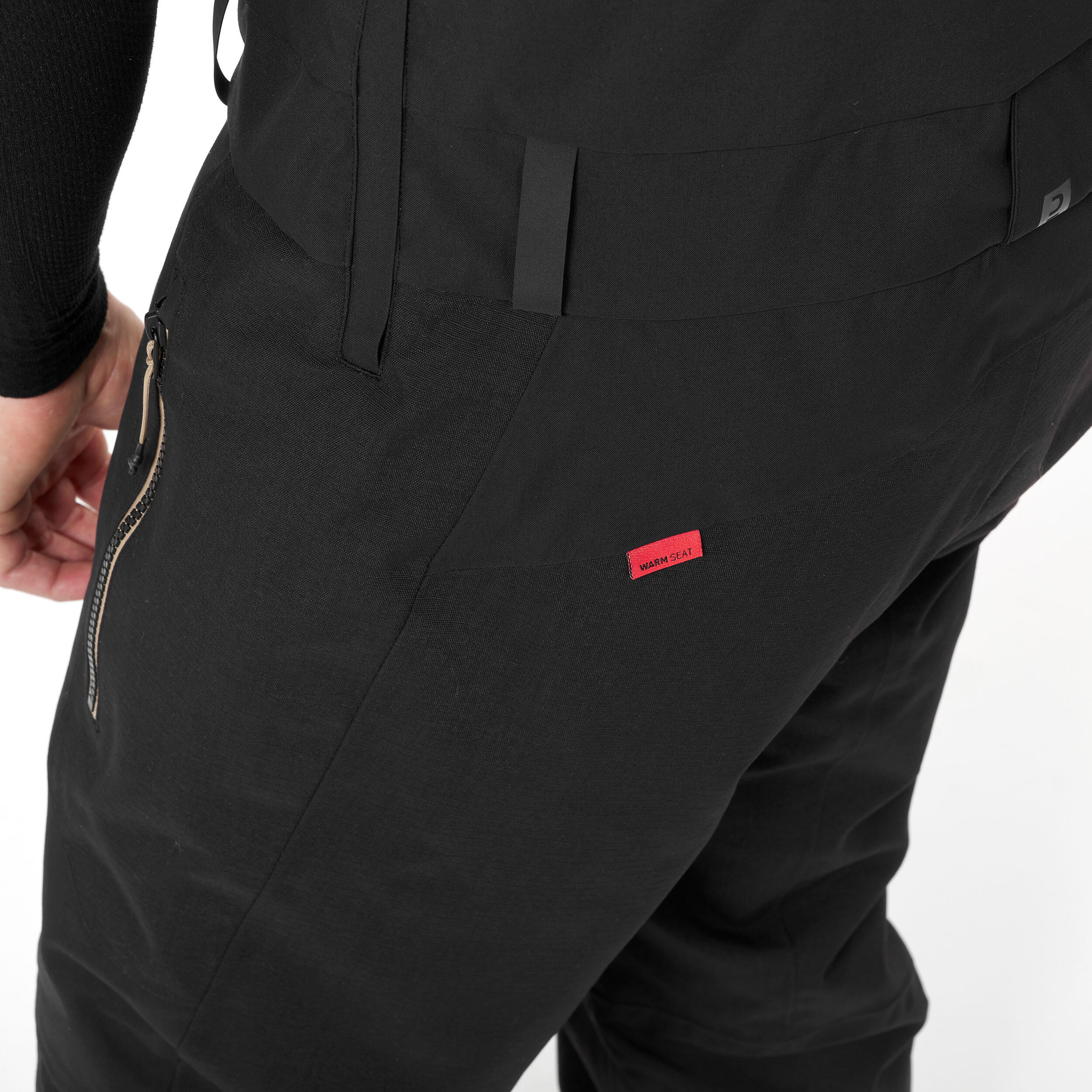 Men's Waterproof Snowboard Salopette Trousers SNB 900 UP - Black ...