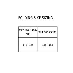 Folding Bike Tilt 120 (20") Red - Btwin