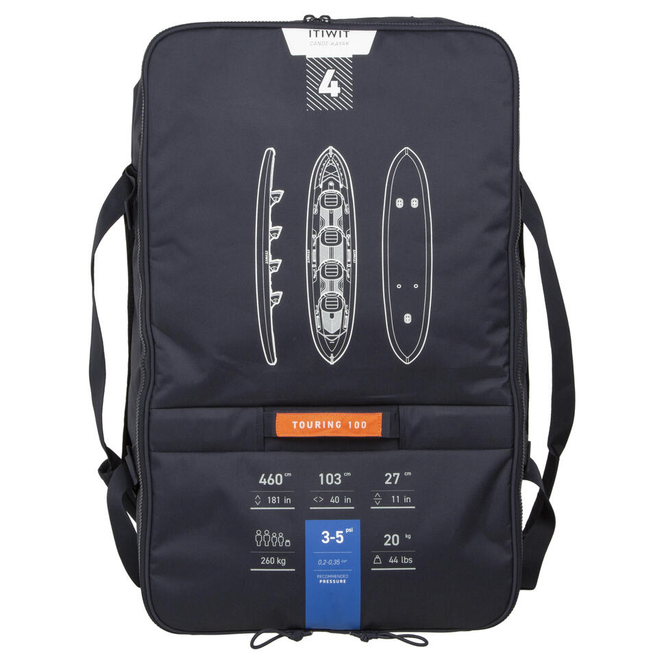 Sac de transport kayak gonflable x100 4p ITIWIT | Decathlon