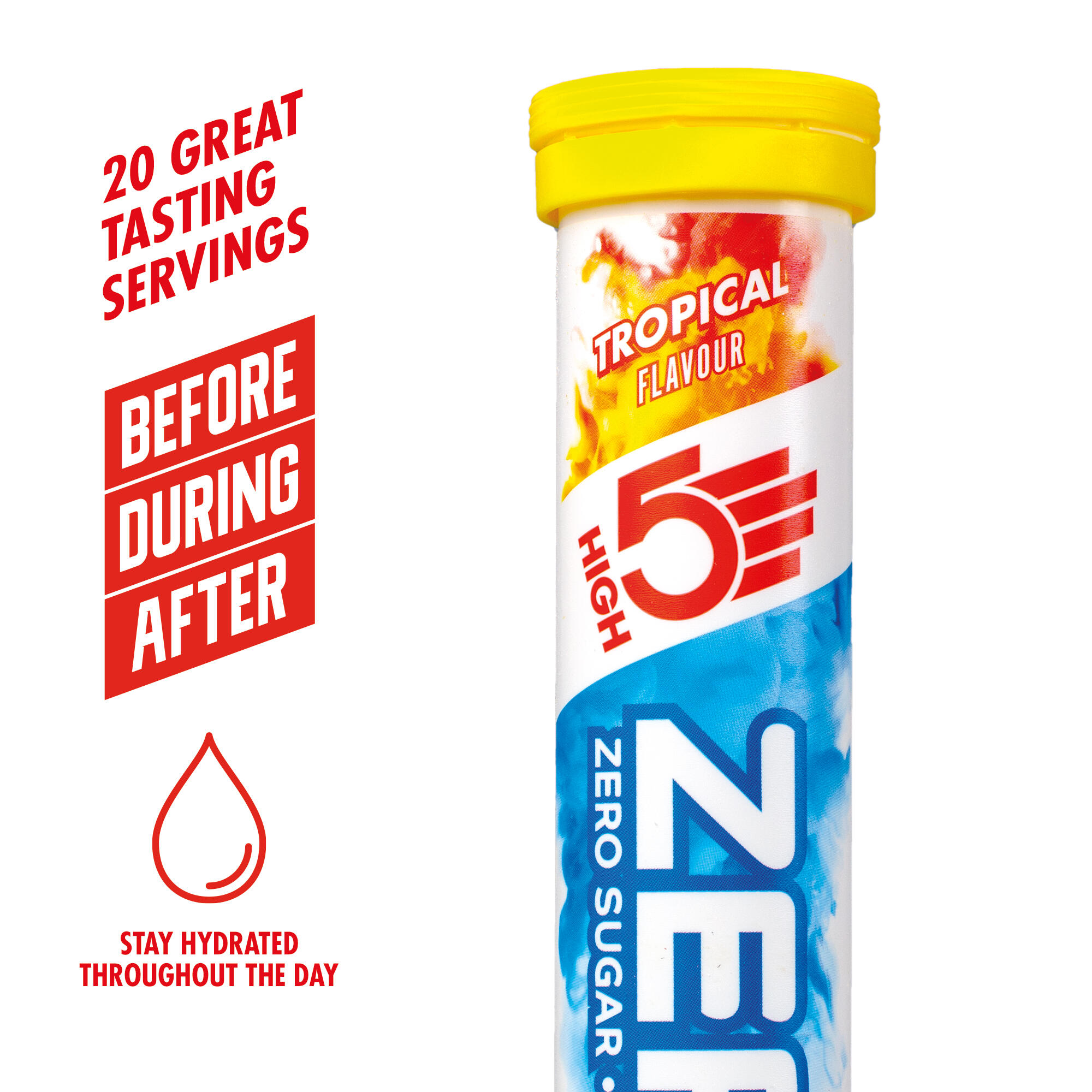 ZERO Tablets Tropical 20 Tabs HIGH5 | Decathlon