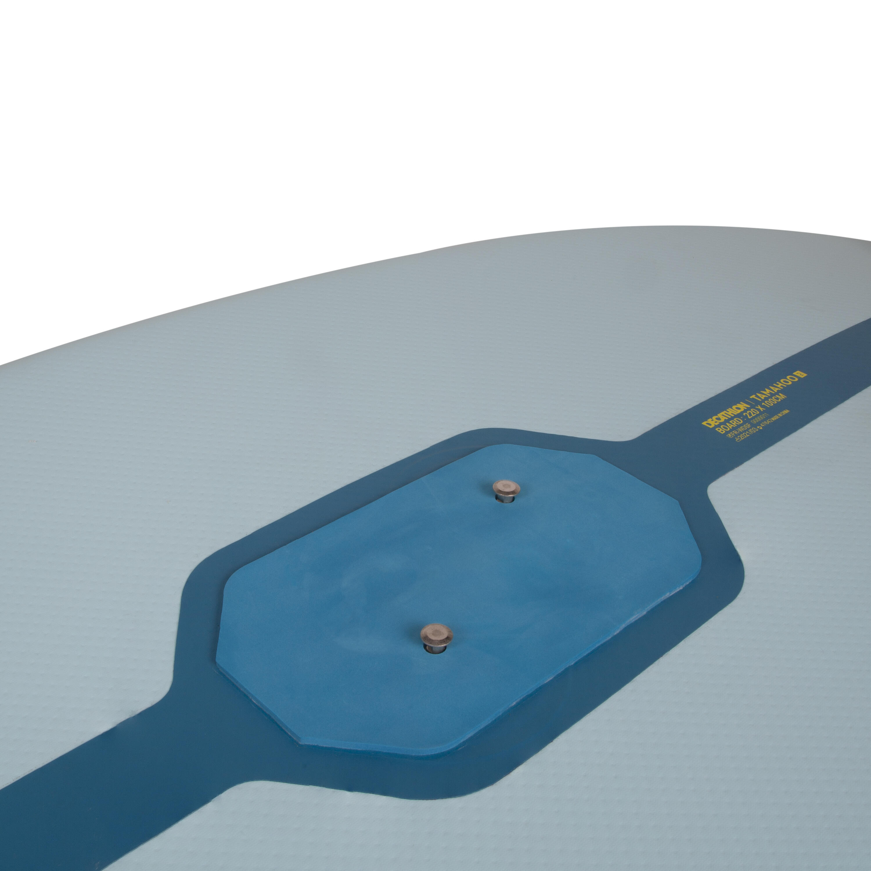 Protective pad between the float and the fin of the Tamahoo 100 pack ...