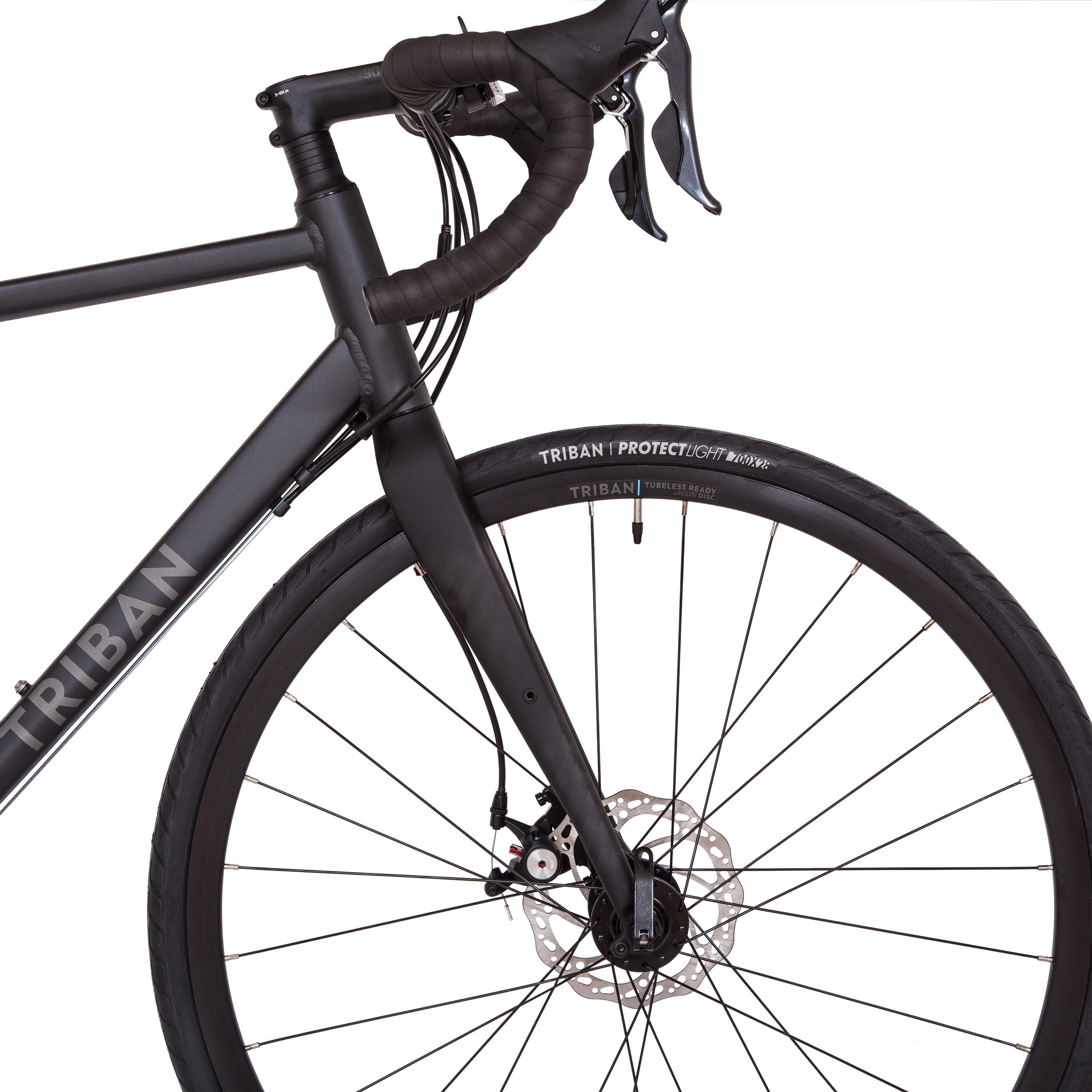 Triban RC 500 Disc Road Bike - Black