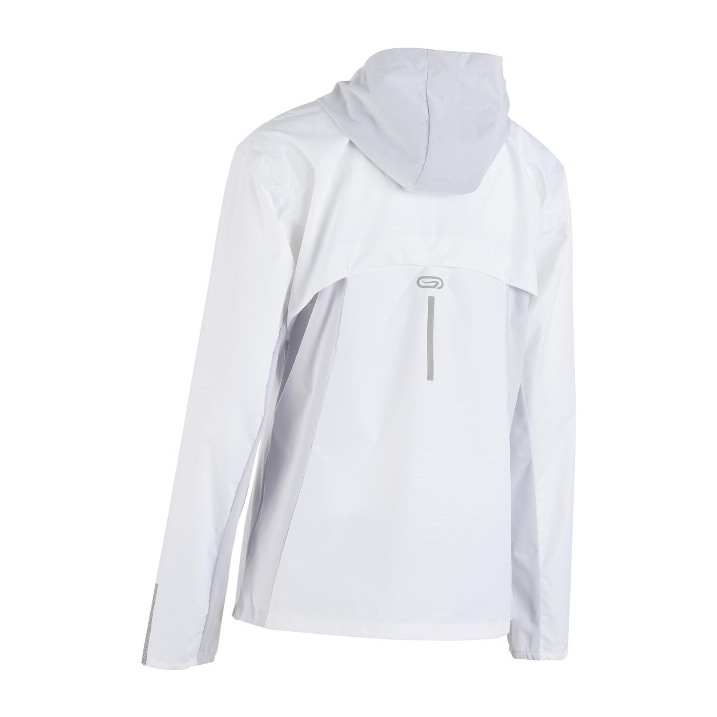 Women Running Rain Jacket Kalenji Run Rain W - White