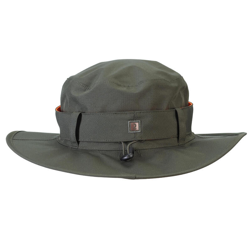 Waterproof Durable Country Sport Bucket Hat 520 - Green SOLOGNAC ...