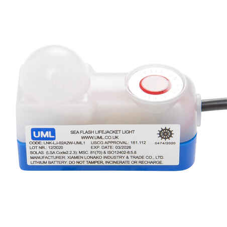 Sailing Life Jacket Flashing Light UML - Decathlon