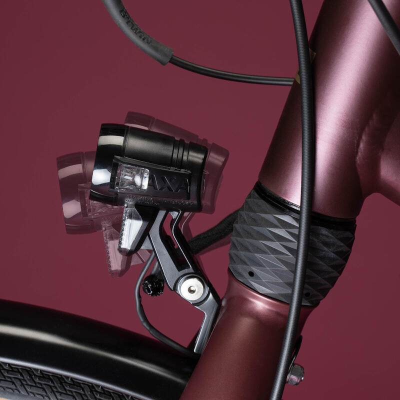 City bike elops 900 Step-through - Burgundy ELOPS - Decathlon