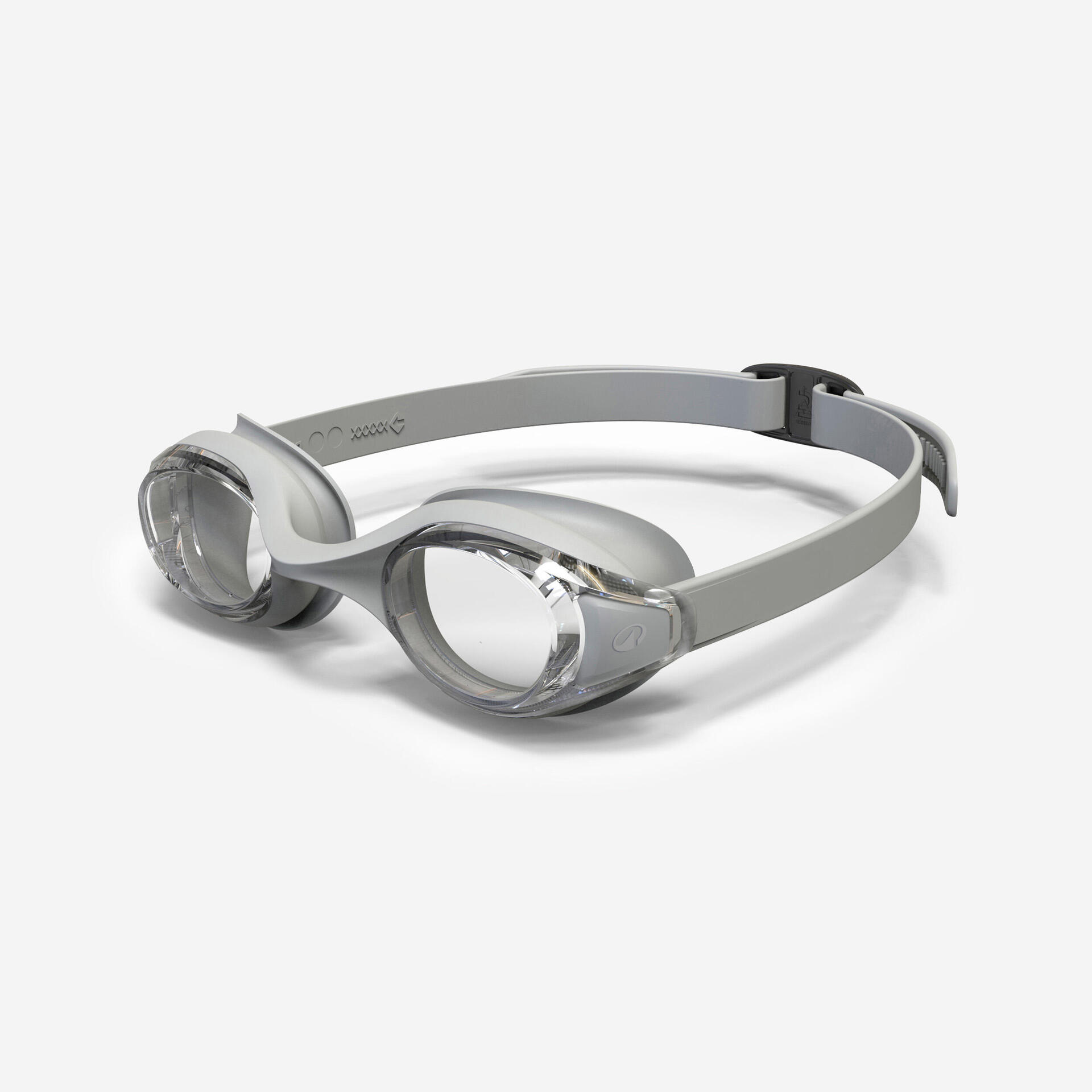Swimming Goggles Anti-Fog Lenses Grey