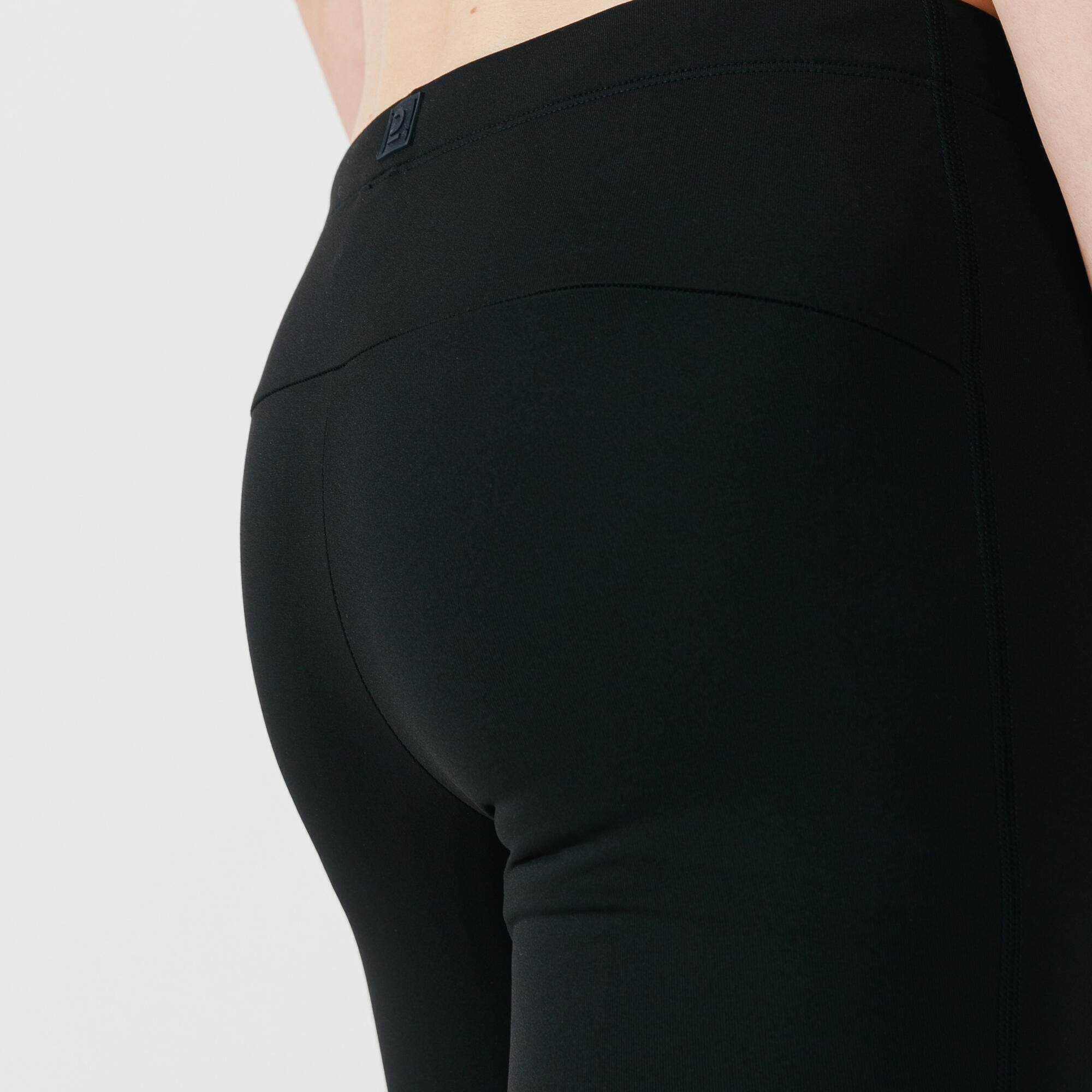 KALENJI WARM MEN'S RUNNING TIGHTS BLACK