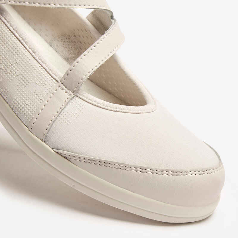 Ballerines marche active femme Baoma beige - Décathlon Ballerines marche active femme Baoma beige - Décathlon