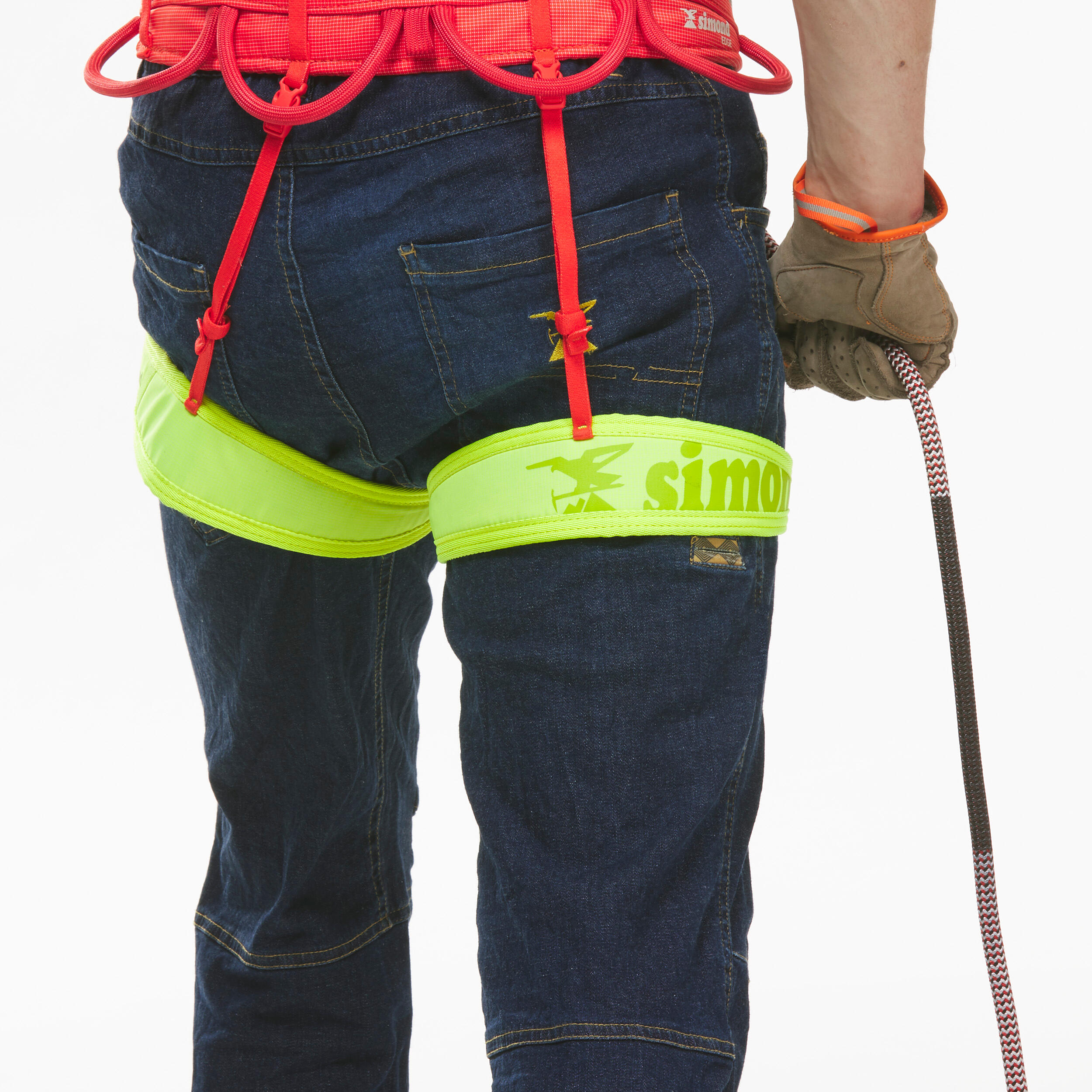 INDOOR CLIMBING ROPE 10 MM x 35 M - COLOUR RED