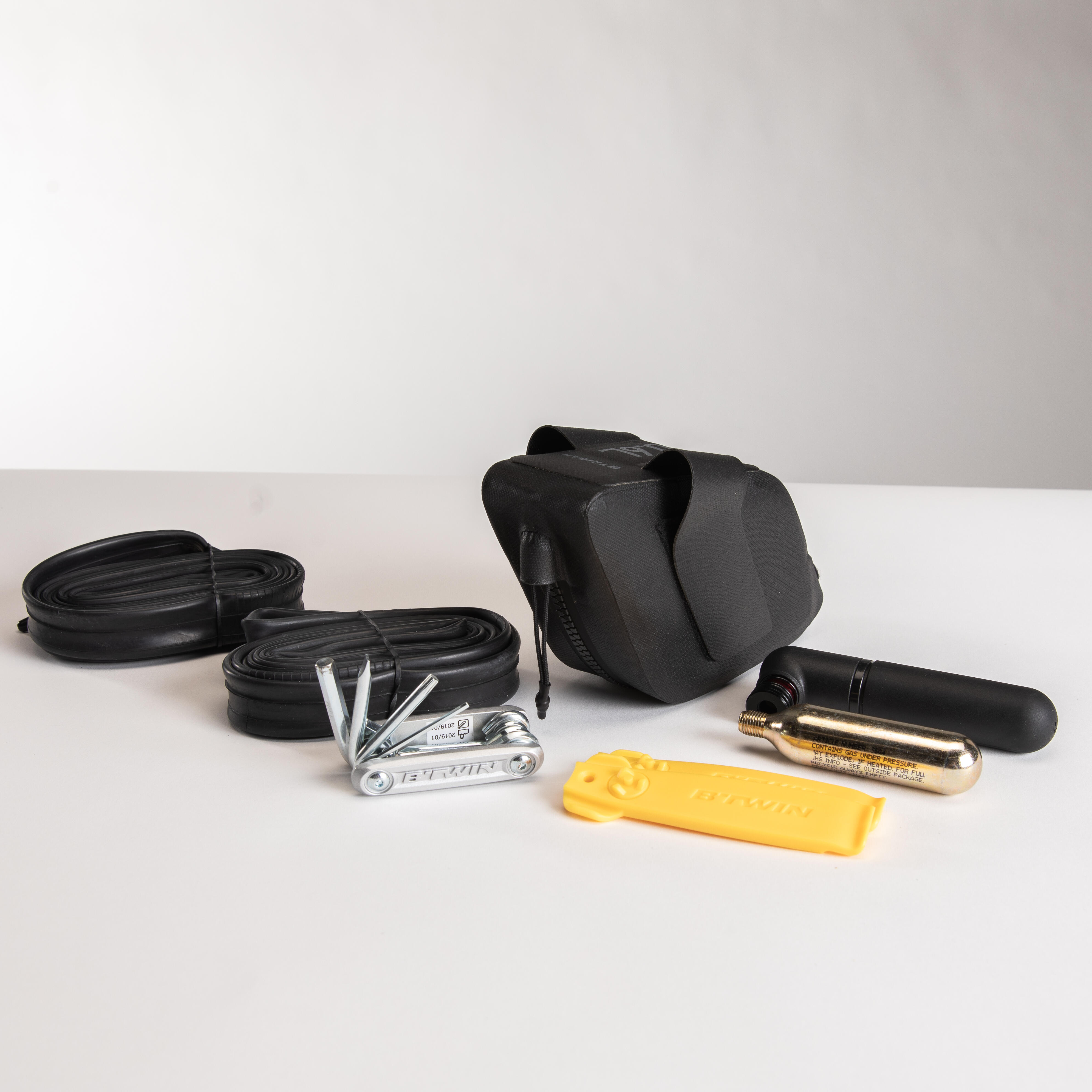 Bolsa para sillín de bicicleta Van Rysel Race negro - Decathlon