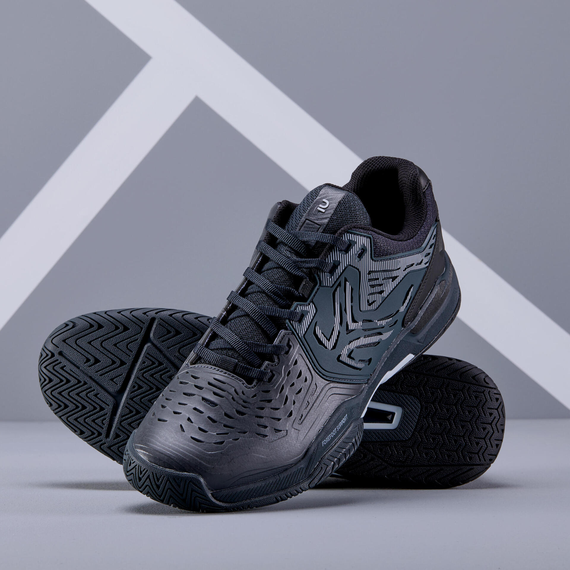 Men's Multicourt Tennis Shoes TS560 - Grey