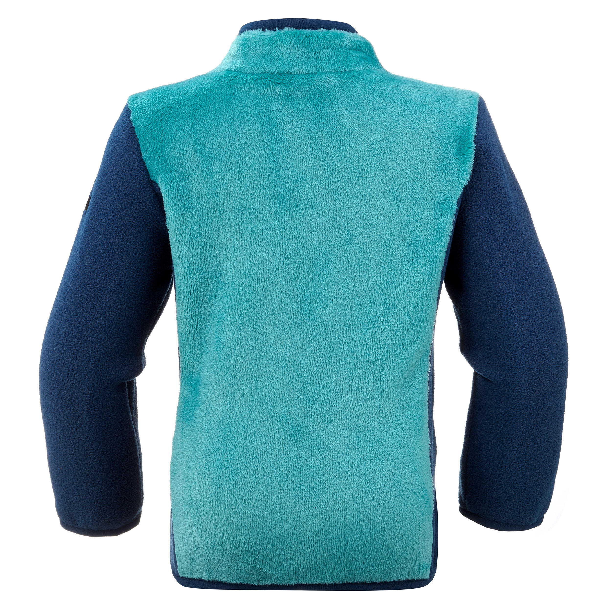 Kids' Fleece Jacket - 500 Mid-Warm Blue - ash blue, Midnight blue ...
