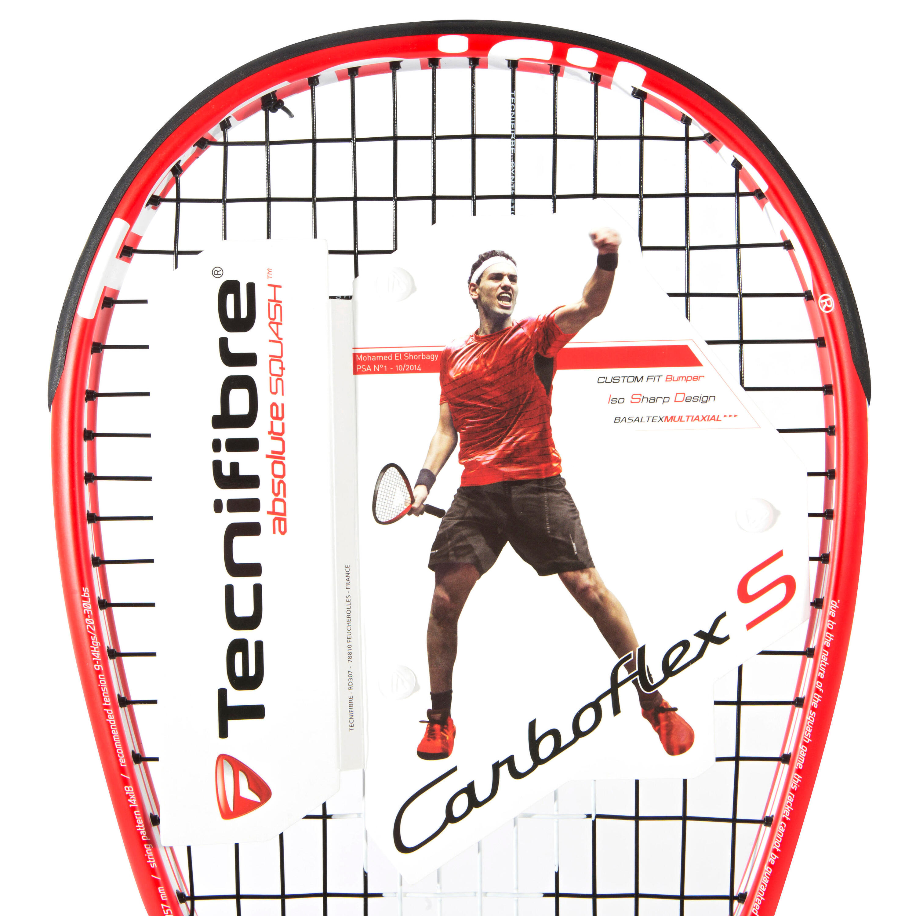 Carboflex Storm Squash Racket - Red MAJOR | Decathlon