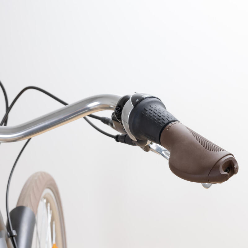 VELO DE VILLE ELOPS 900 cadre bas ALUMINIUM noir ELOPS | Decathlon