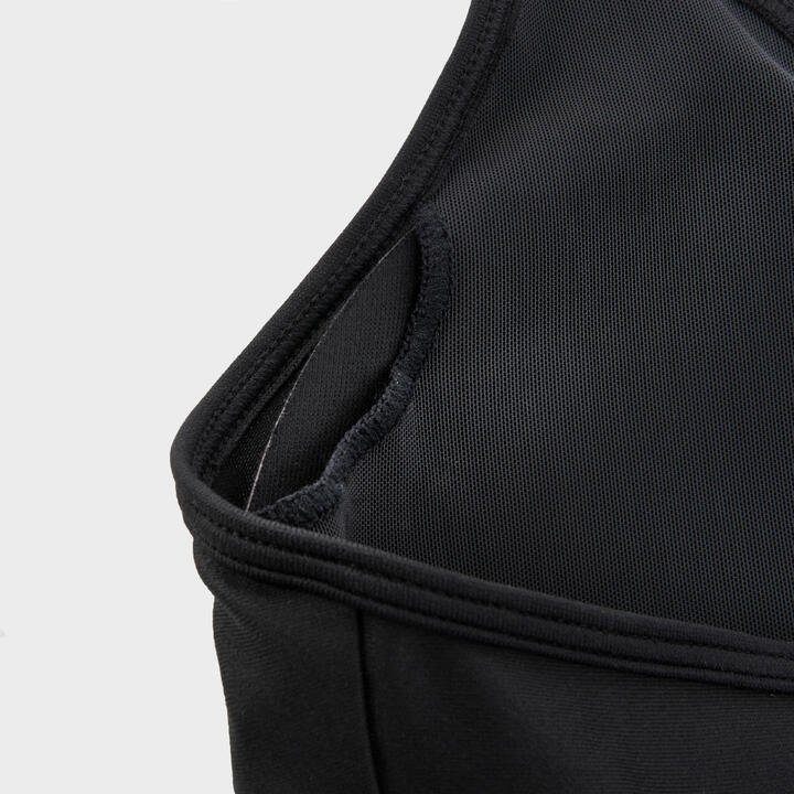Brassière Danse Moderne Fines Bretelles Femme Noir Starever Decathlon