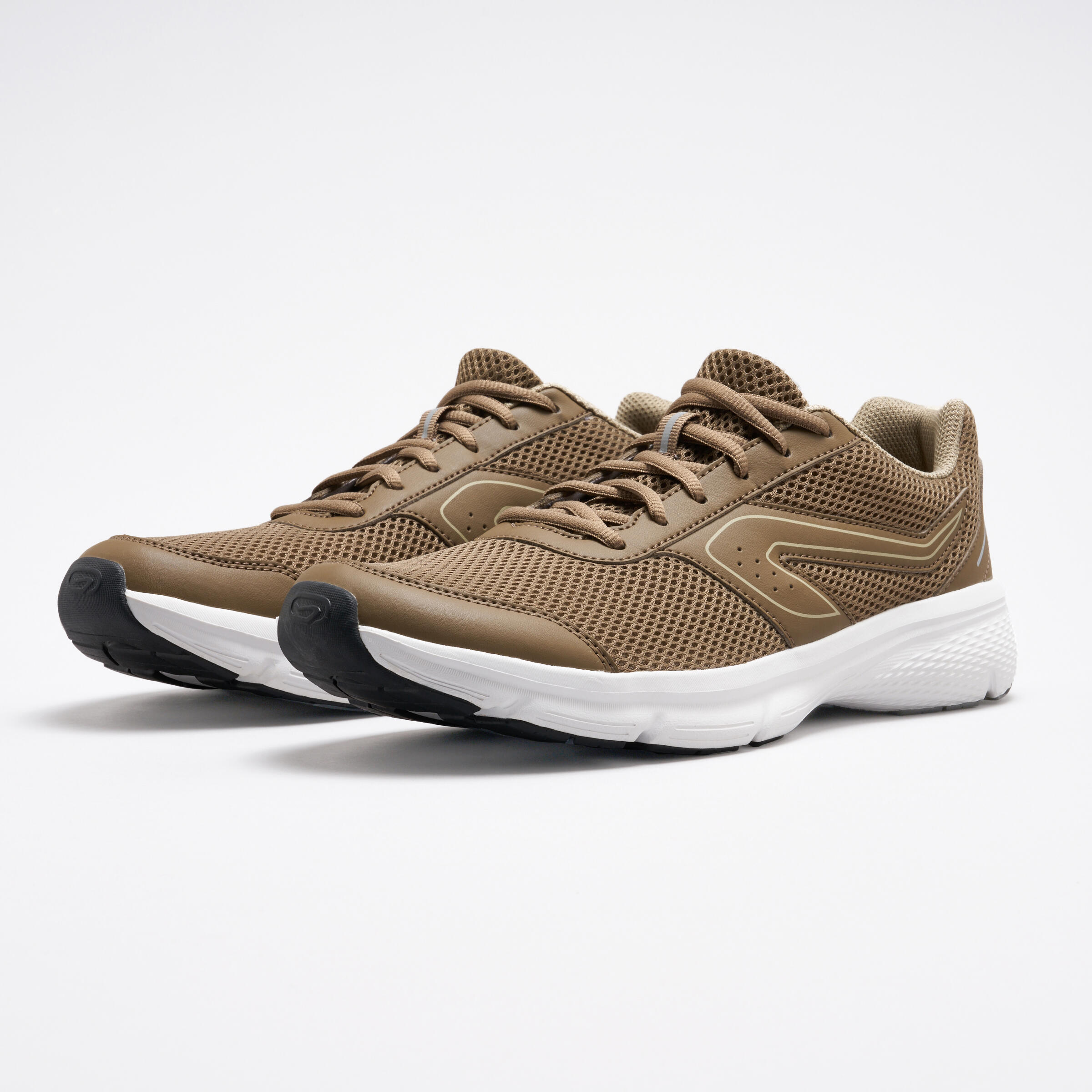 RUN CUSHION MEN'S RUNNING SHOES - BROWN - Decathlon