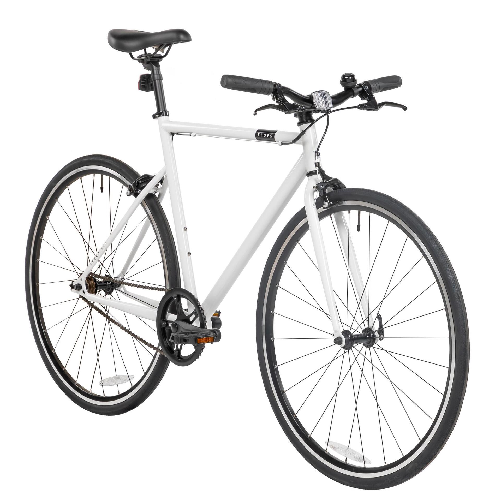 City Bike Speed 500 White Single Speed