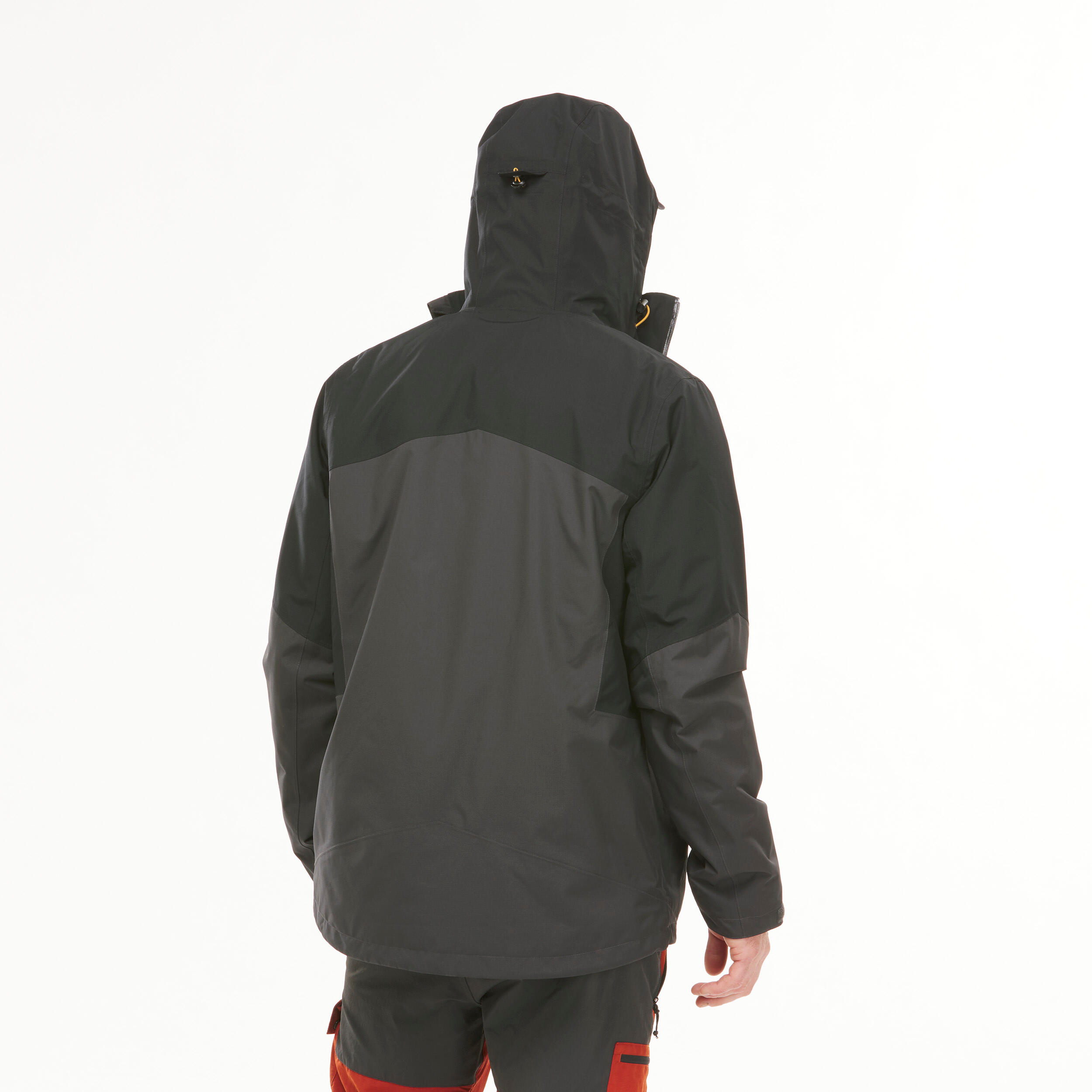Manteau de randonnée imperméable 3 en 1 homme – Travel 500 noir - Gris ...