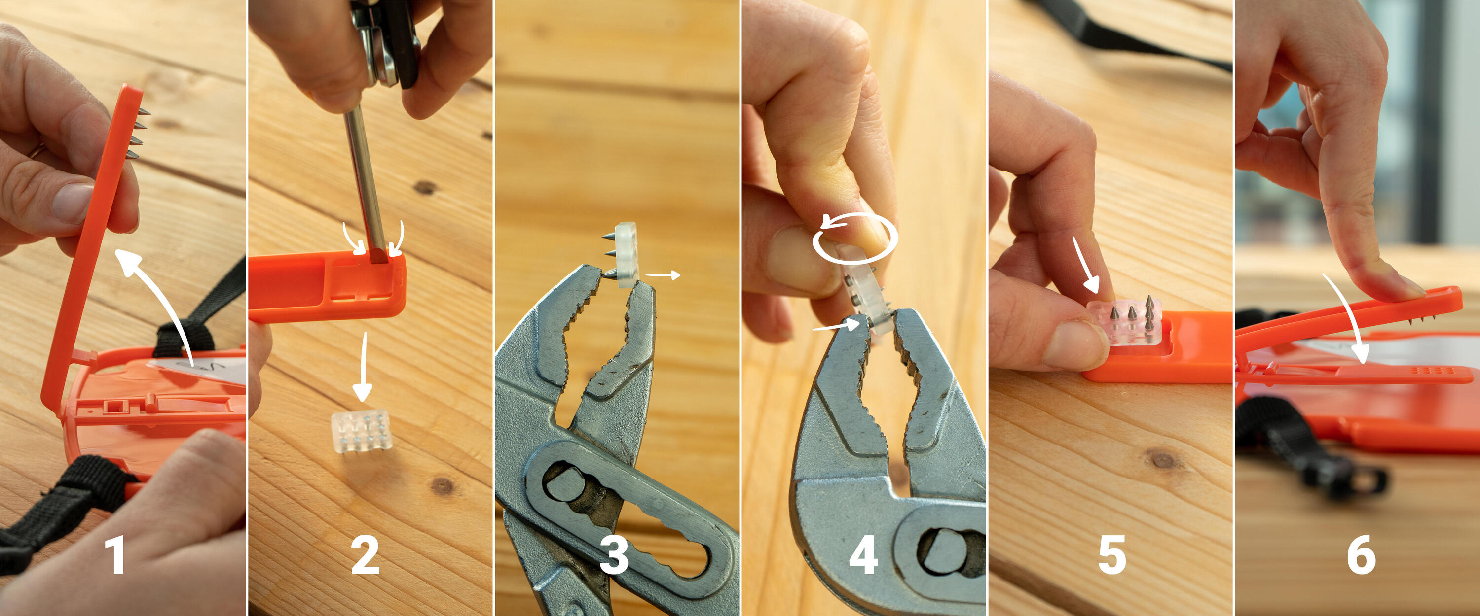 PACK OF 10 ORIENTEERING CONTROL POINTS WITH BUILT-IN PUNCH HOLE | Decathlon