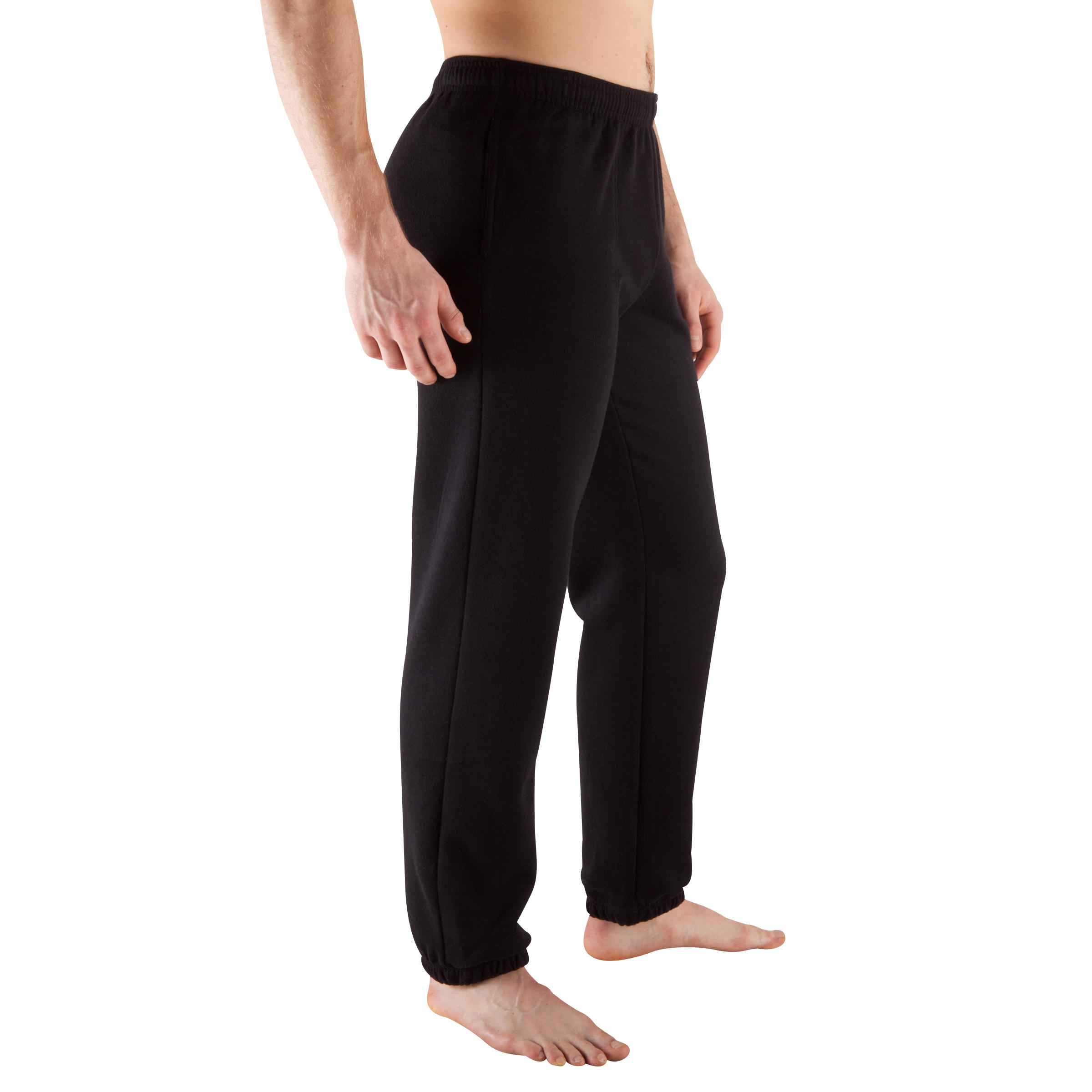 Bodybuilding Wide-leg Bottoms - Black DOMYOS | Decathlon