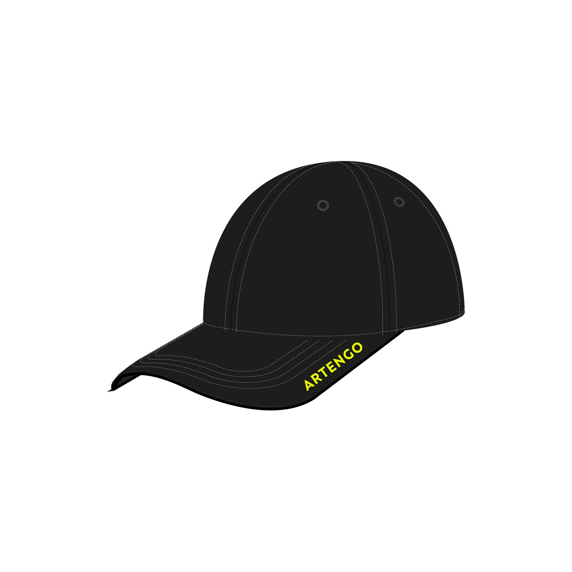 Tennis Cap TC 500 54 cm - Black