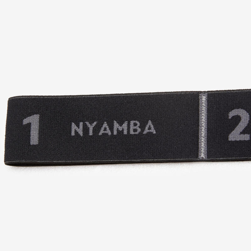 Fabric Fitness Resistance Band 15 kg - Black NYAMBA - Decathlon