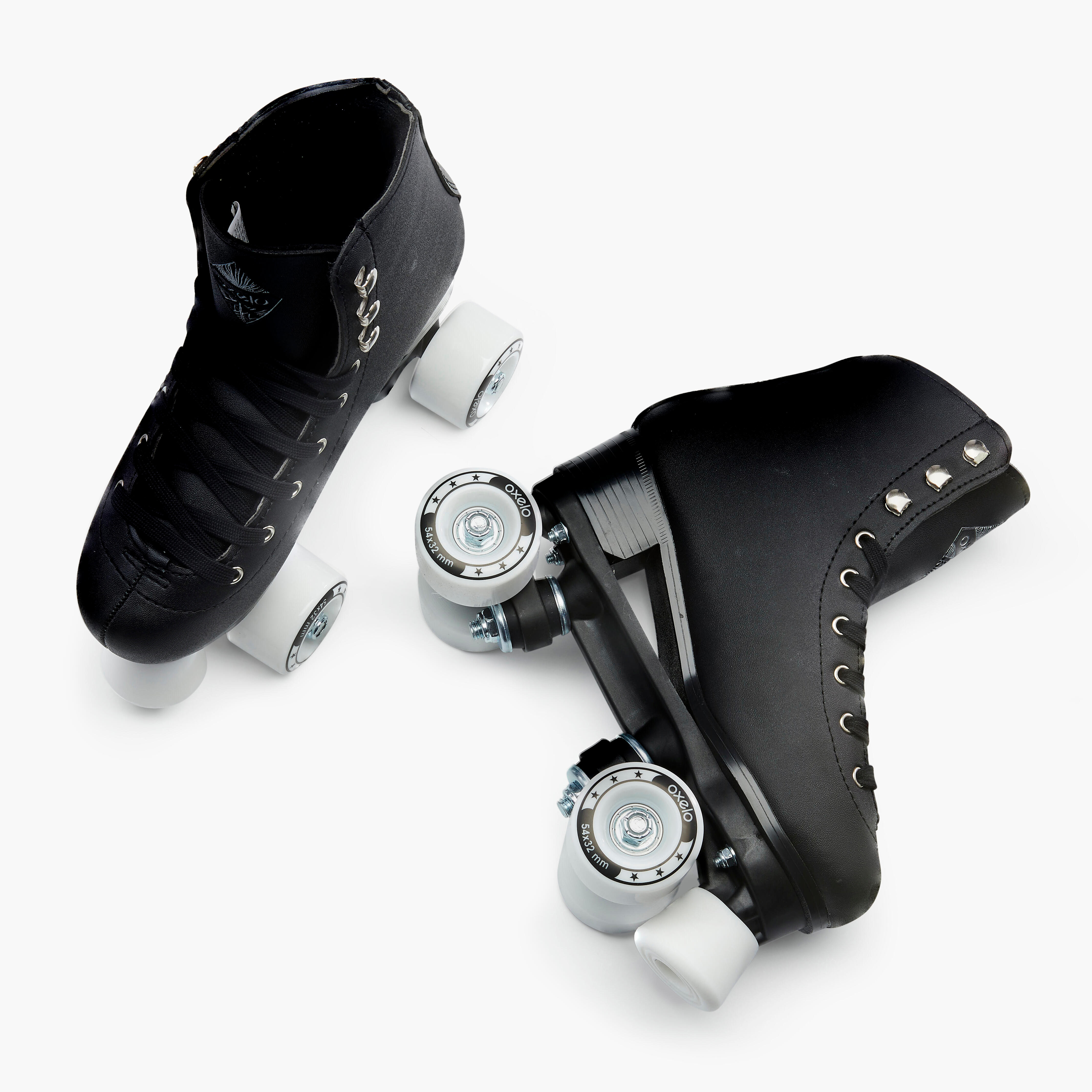 Kid's & Adult Roller Skates Black - 100 Series - Decathlon
